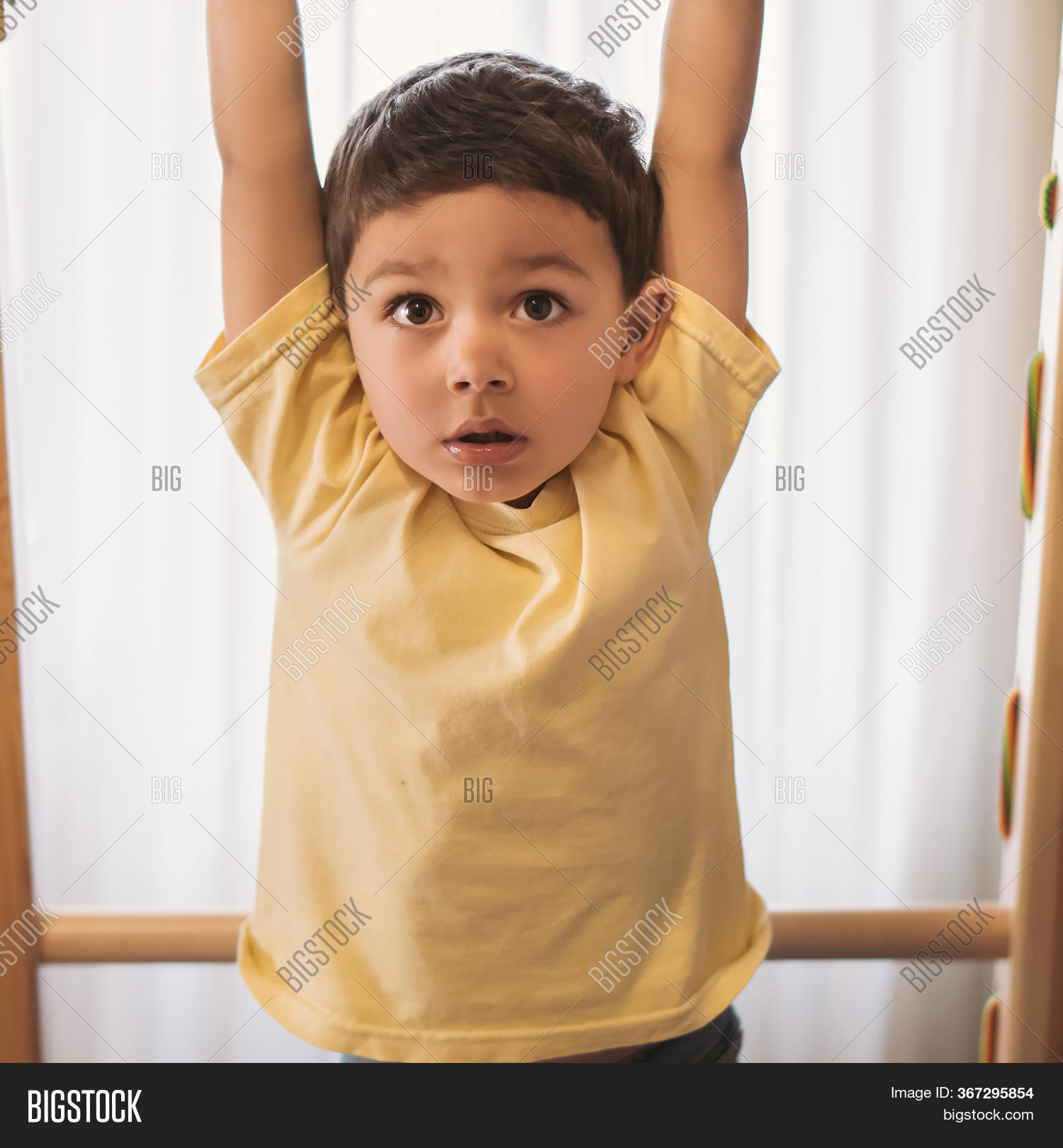 Adorable Child Hanging Image & Photo (Free Trial) | Bigstock