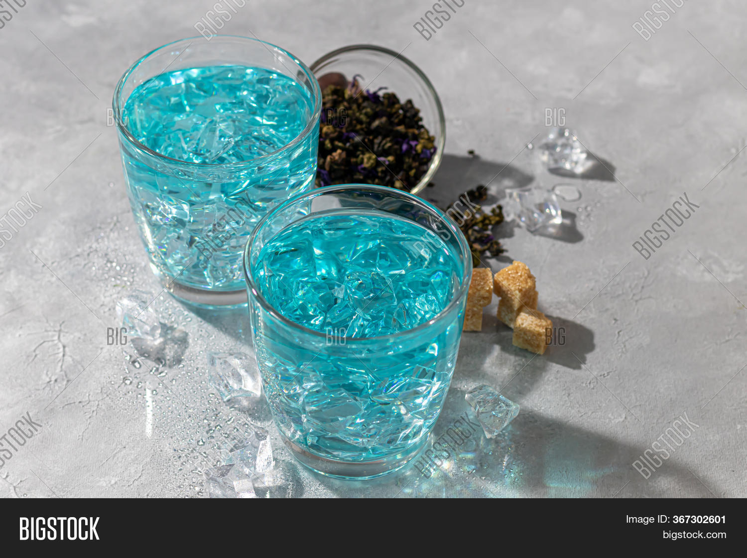 Glass Cold, Blue Tea Image & Photo (Free Trial) | Bigstock