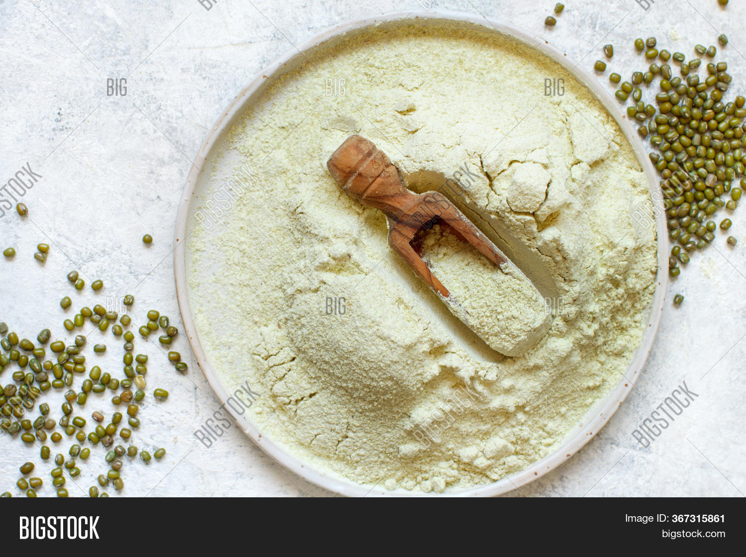 Mung Beans Flour Grain Image & Photo (Free Trial) | Bigstock