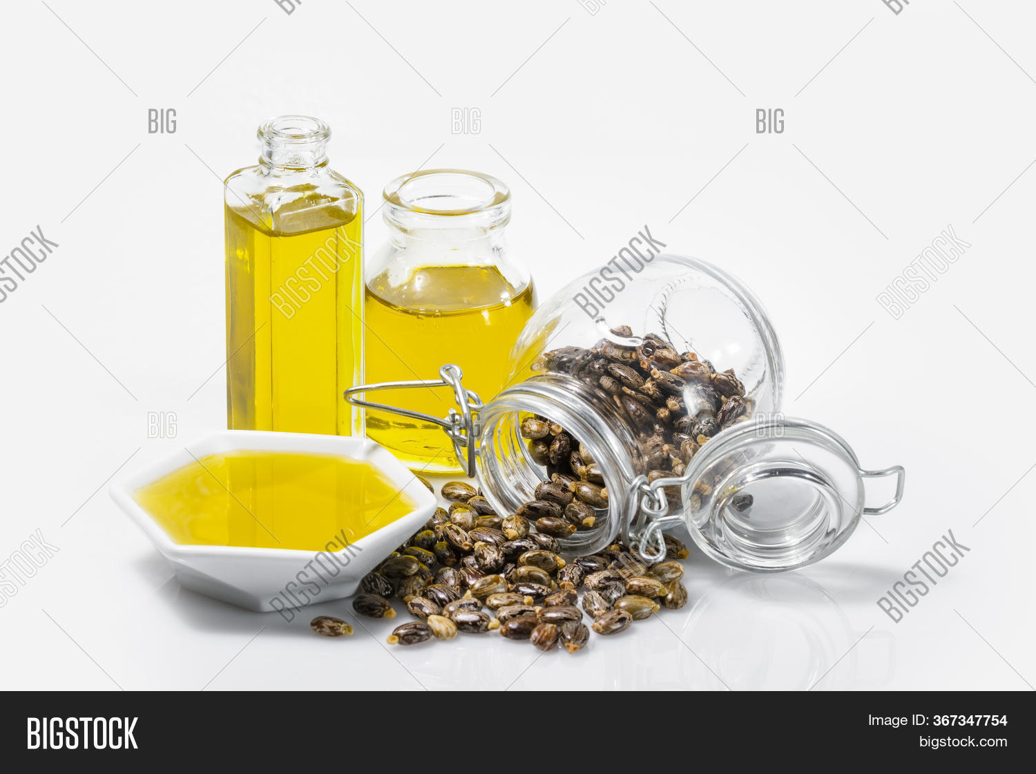 Castor Oil Grains Bowl Image & Photo (Free Trial) | Bigstock