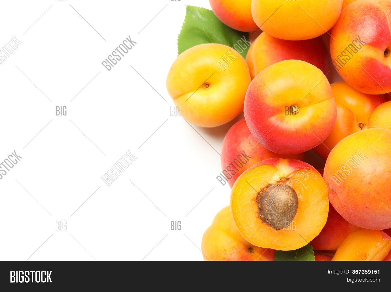Fresh Tasty Apricots Image & Photo (Free Trial) | Bigstock