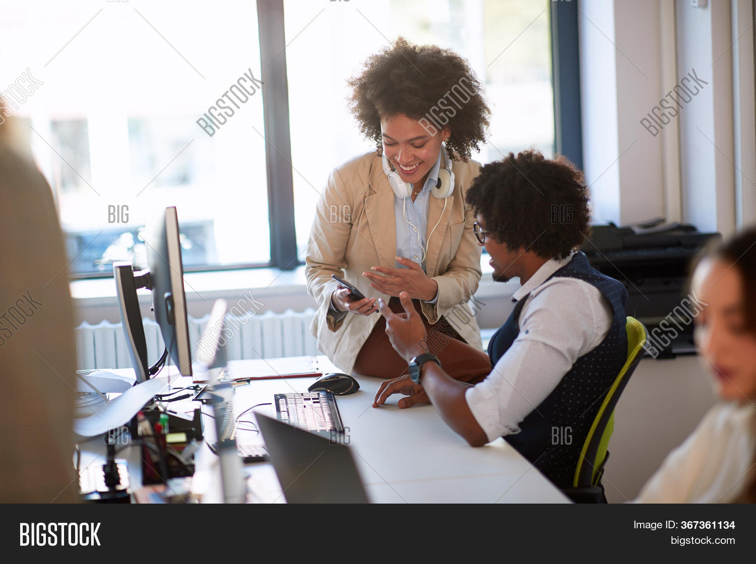 Office Colleague Image & Photo (Free Trial) | Bigstock