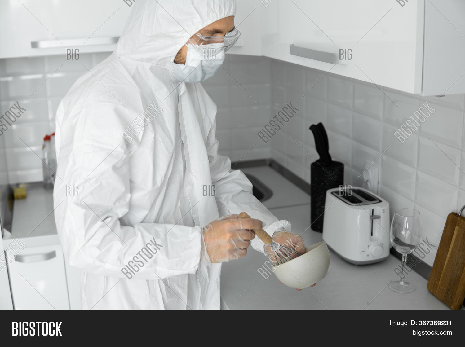 Man White Protective Image & Photo (Free Trial) | Bigstock