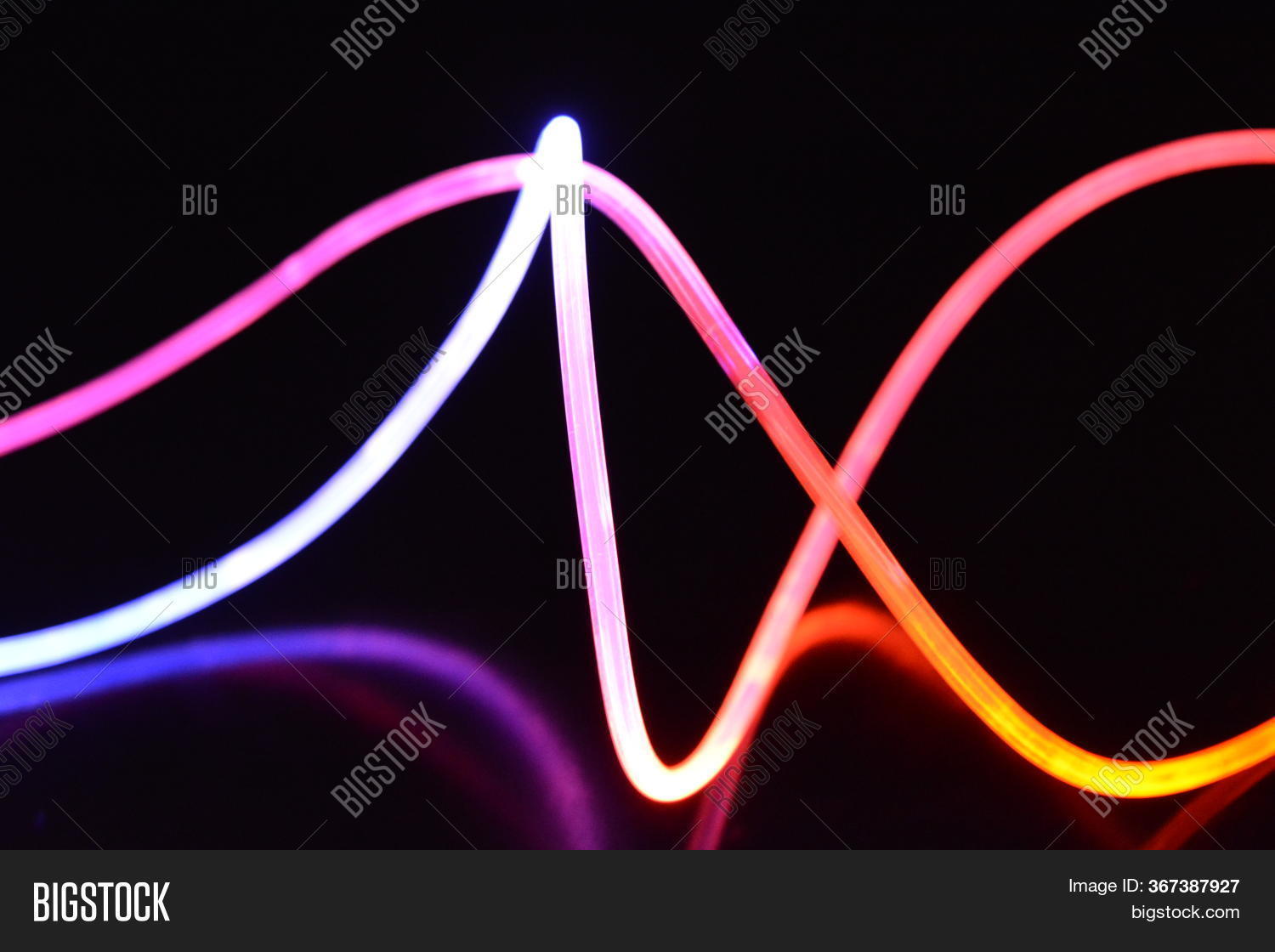 Wire Orange Blue Light Image & Photo (Free Trial) | Bigstock