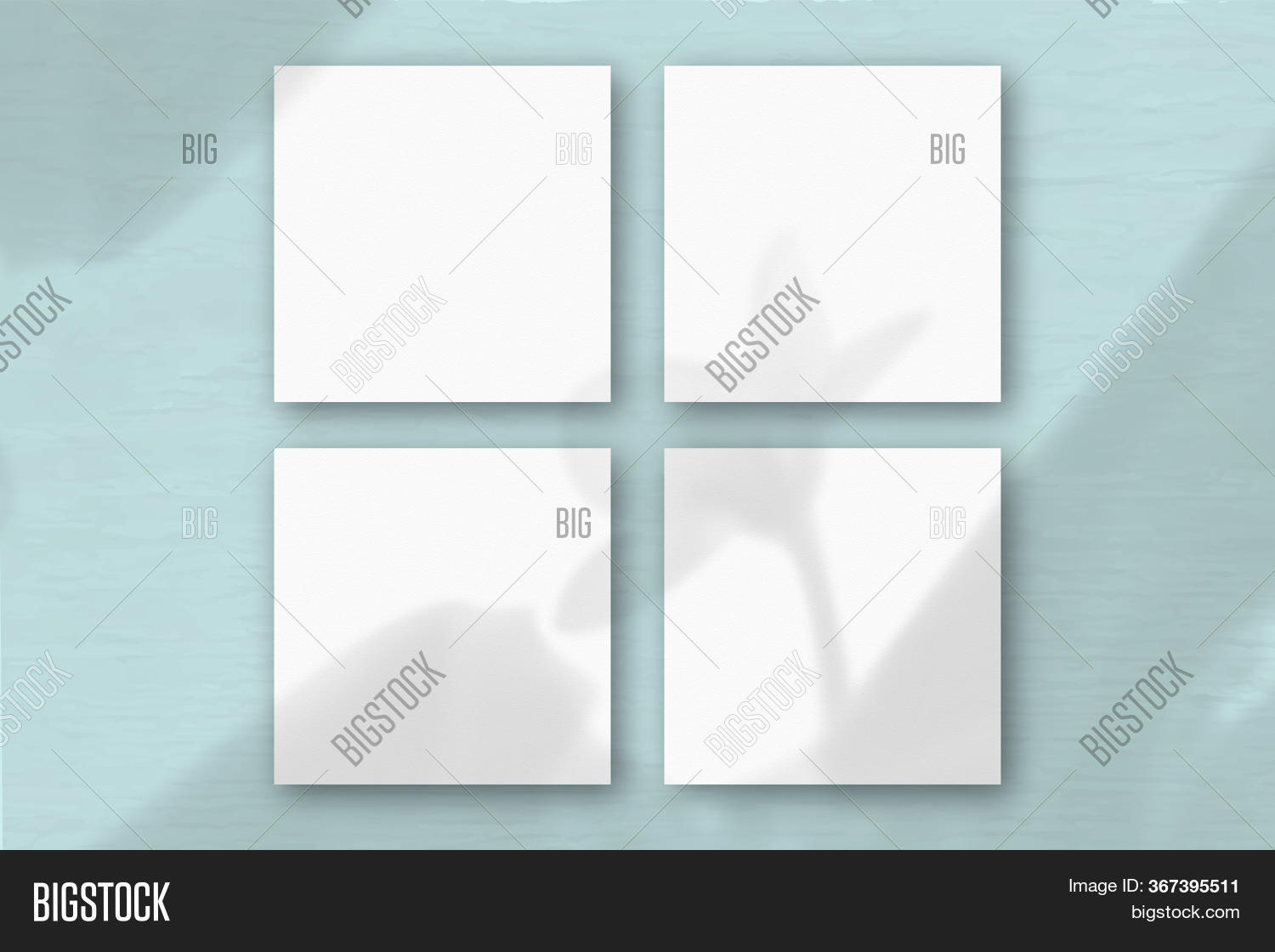 4 Square Sheets White Image & Photo (Free Trial) | Bigstock