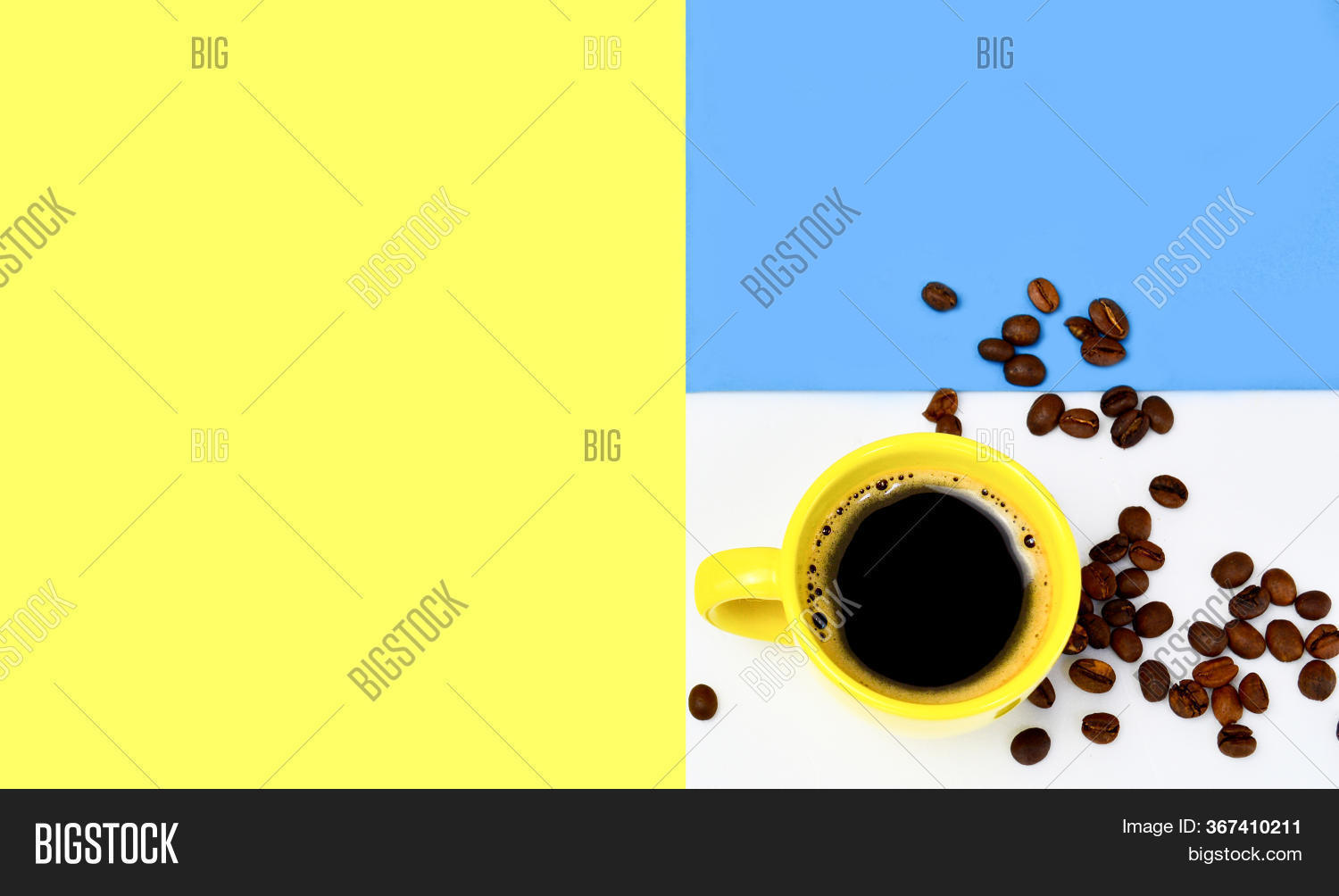 Yellow Cup Coffee They Image & Photo (Free Trial) | Bigstock