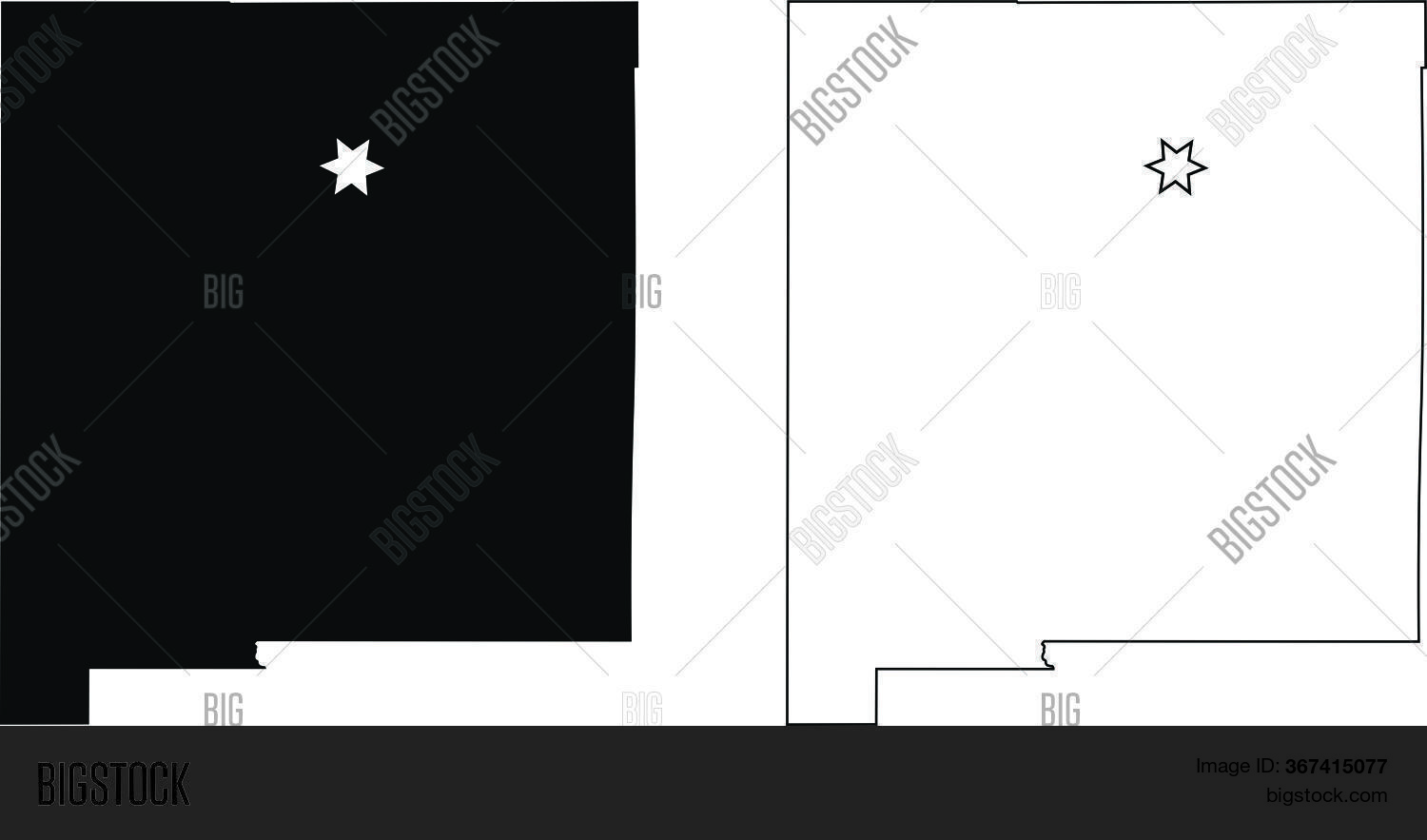 New Mexico Nm State Vector & Photo (Free Trial) | Bigstock