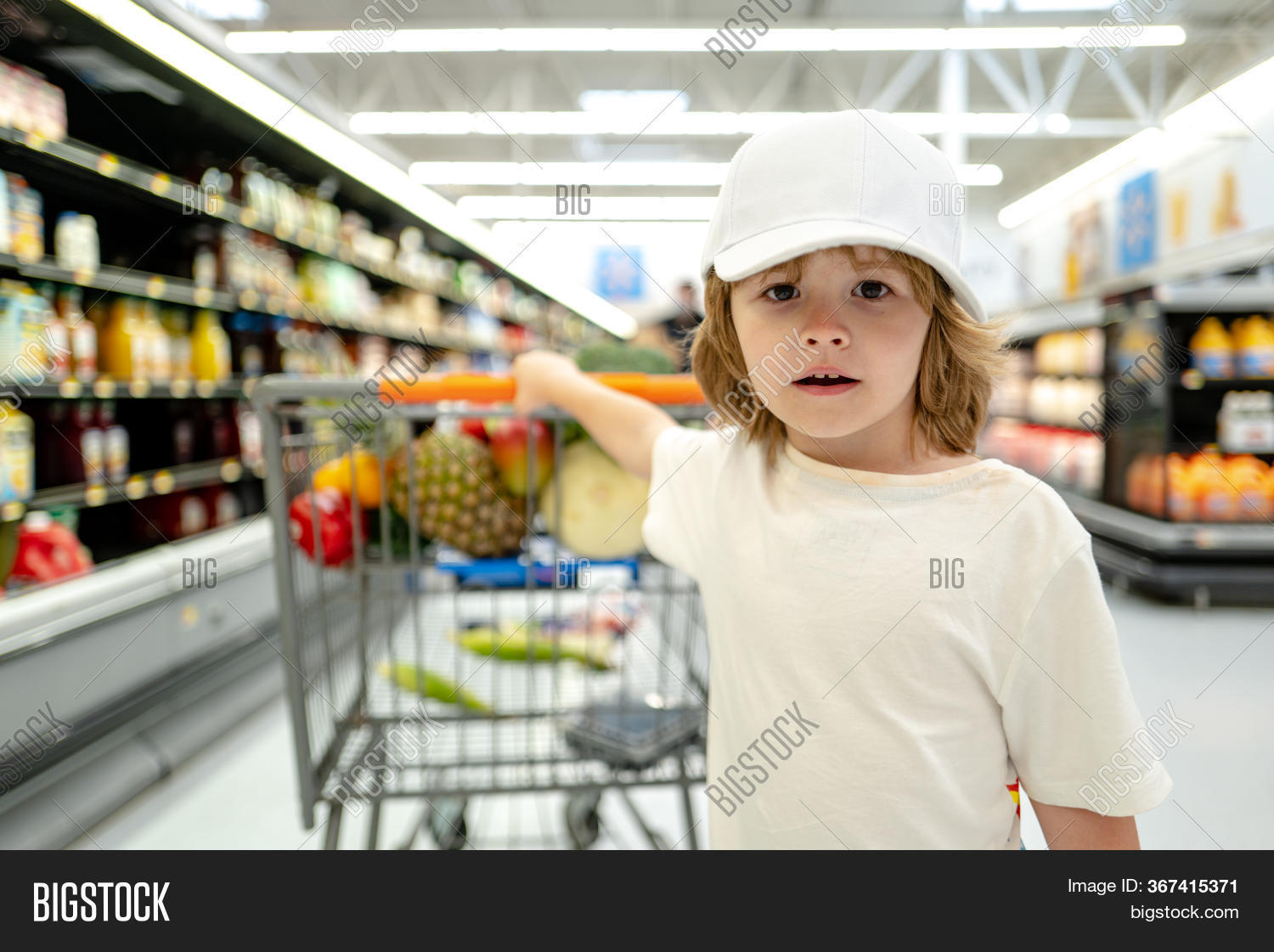Funny Boy Shopping Image & Photo (Free Trial) | Bigstock