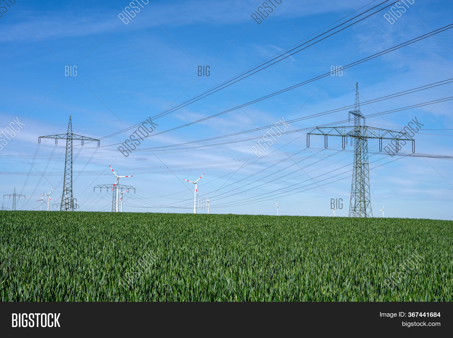 Overhead Power Lines Image & Photo (Free Trial) | Bigstock