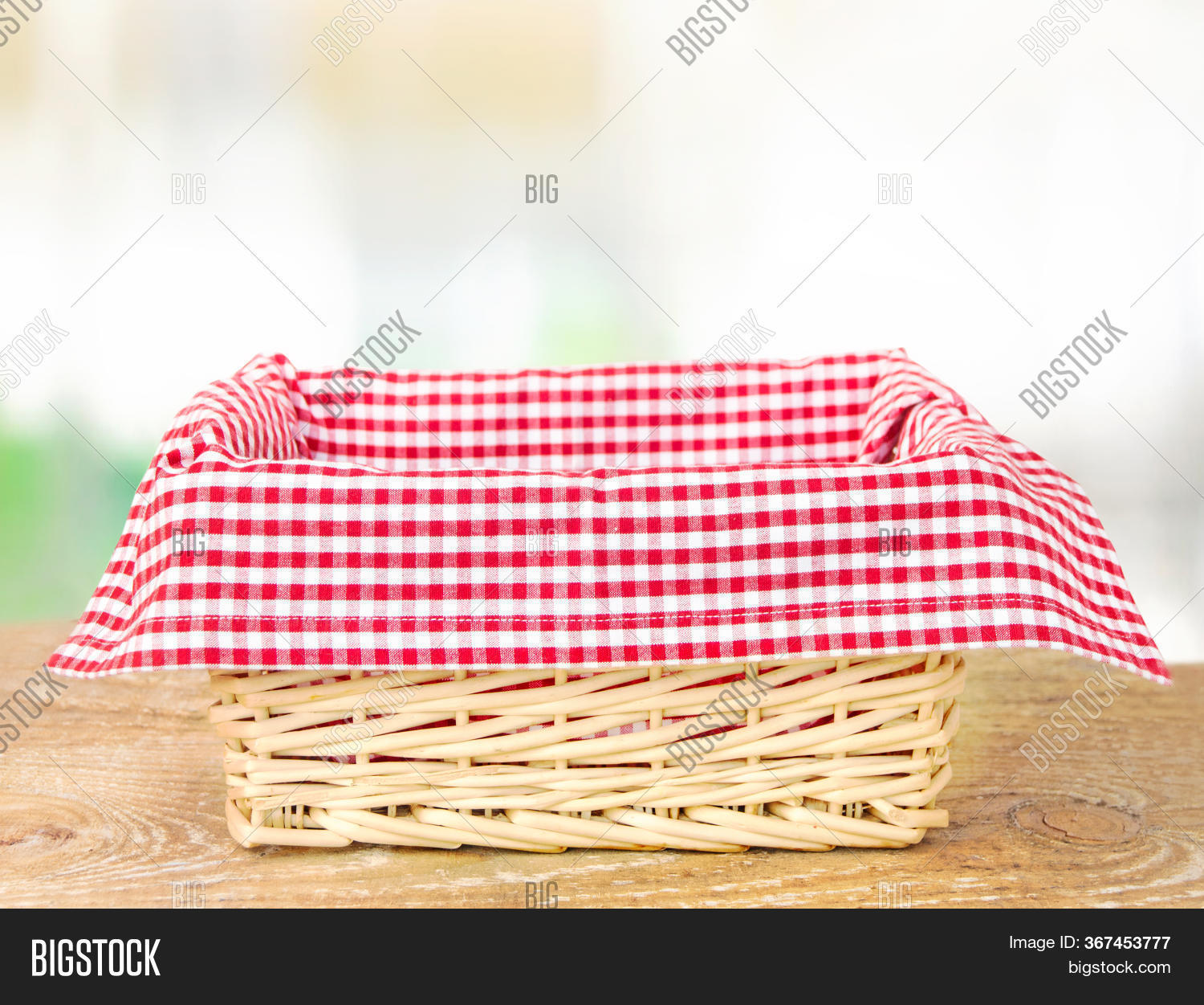 Wicker Basket Red Image & Photo (Free Trial) | Bigstock