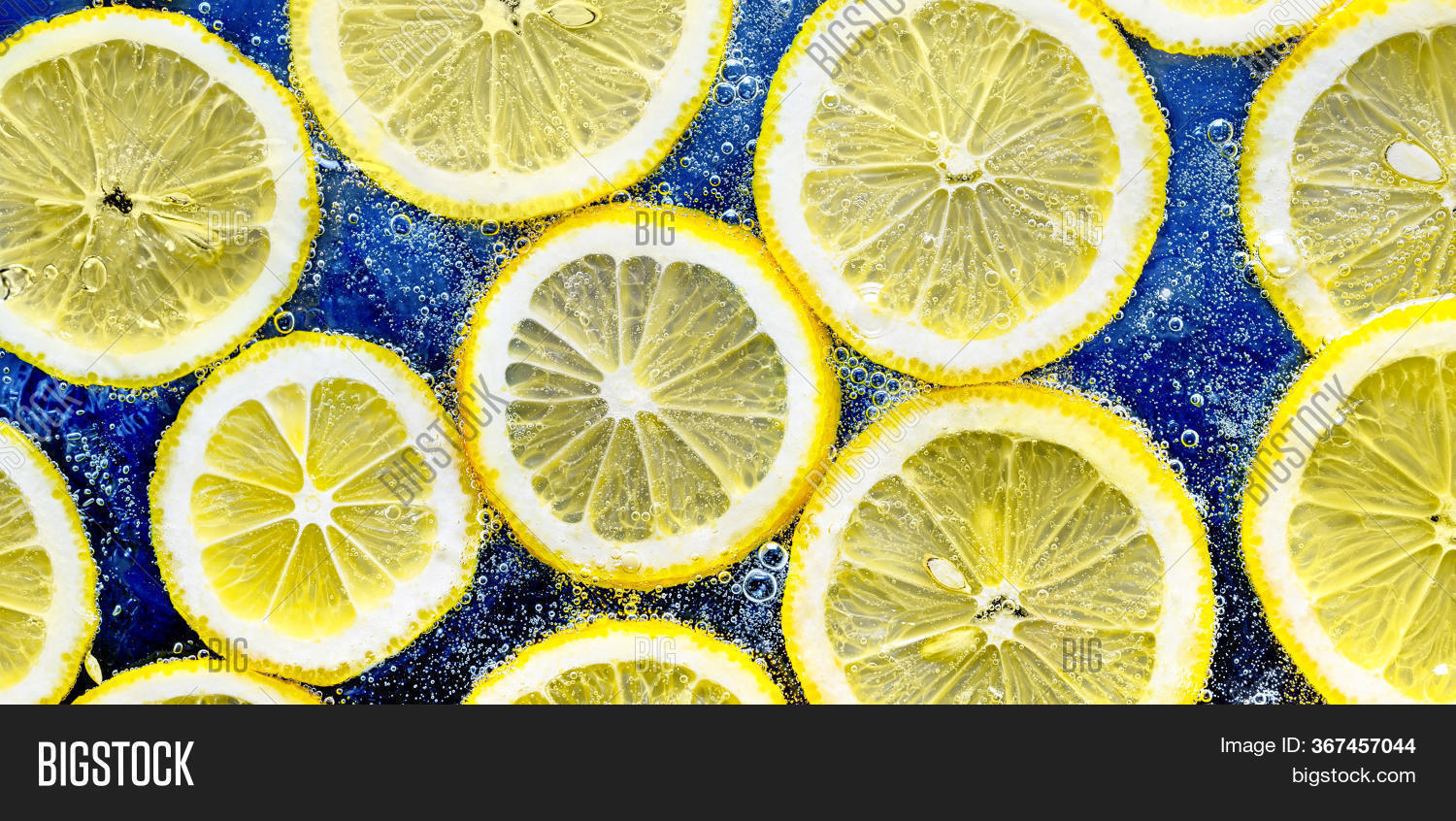 Lemon Slices Water Air Image & Photo (Free Trial) | Bigstock
