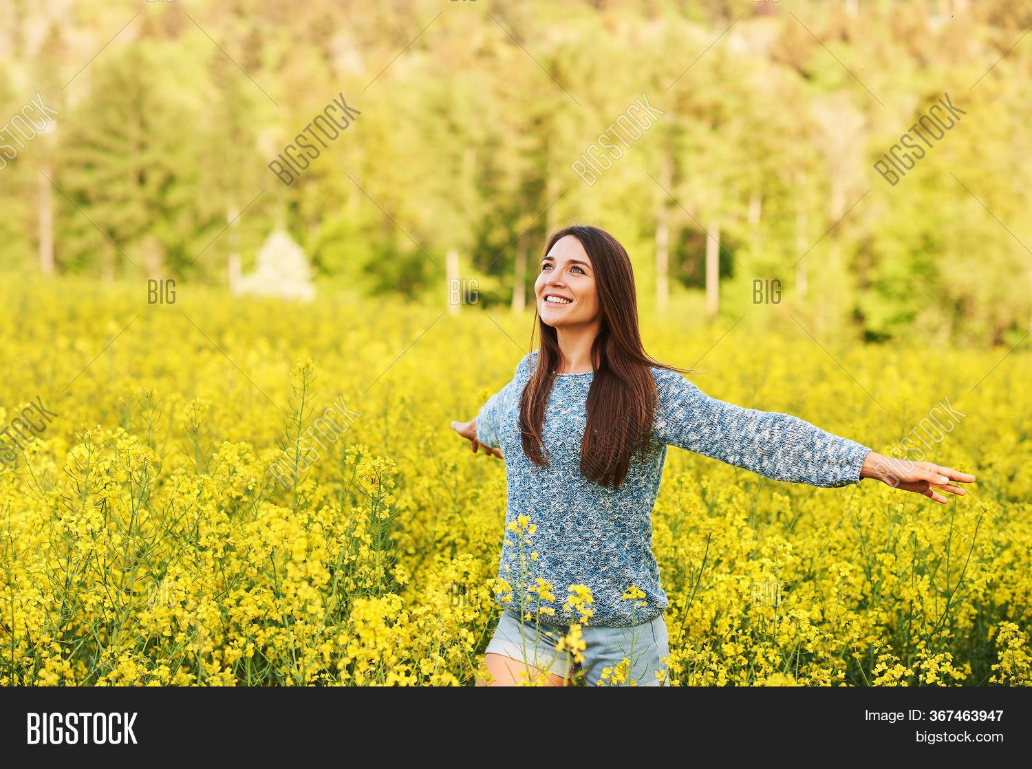 Spring Portrait Happy Image & Photo (Free Trial) | Bigstock