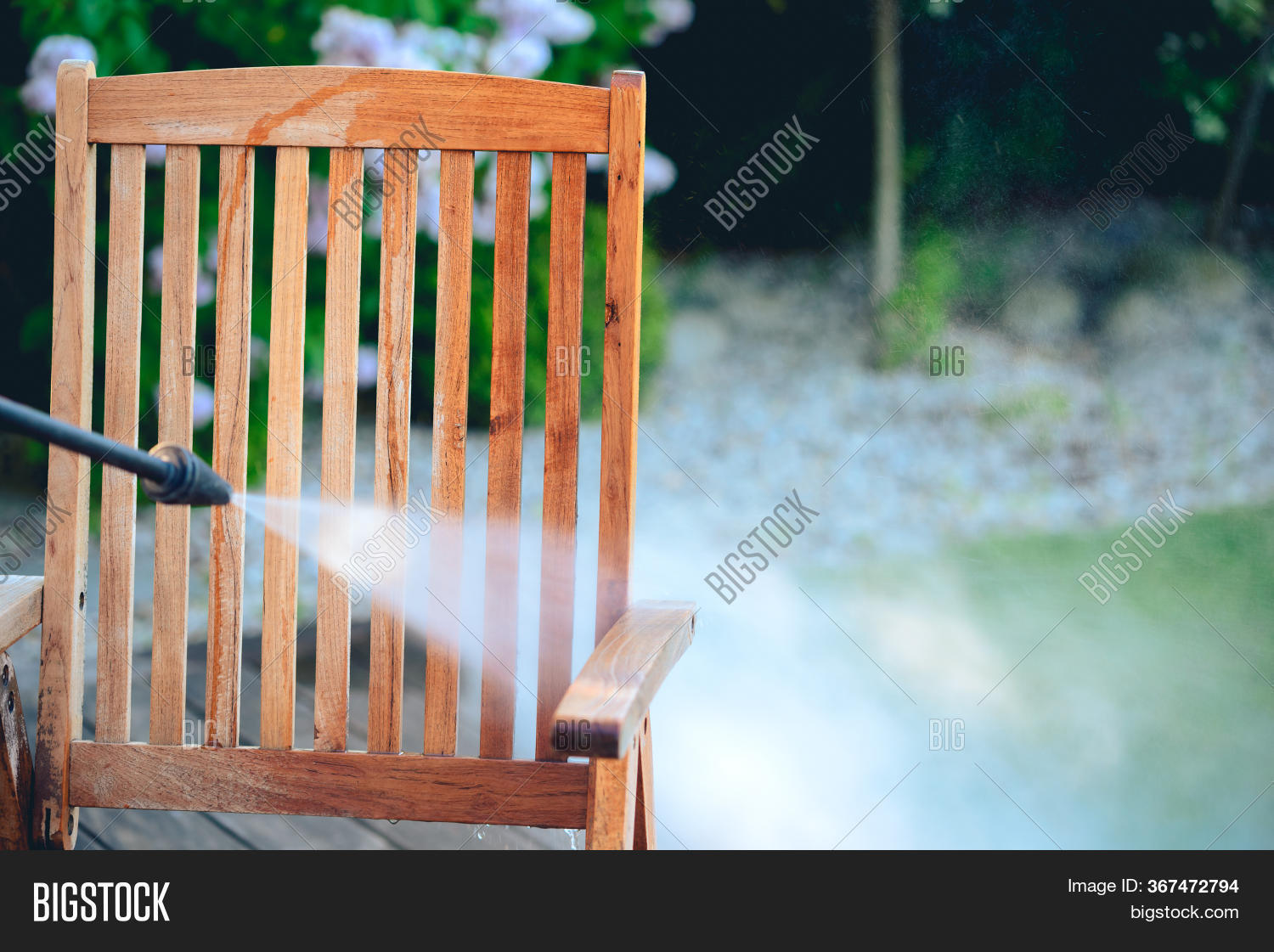Power Washing Garden Image & Photo (Free Trial) | Bigstock