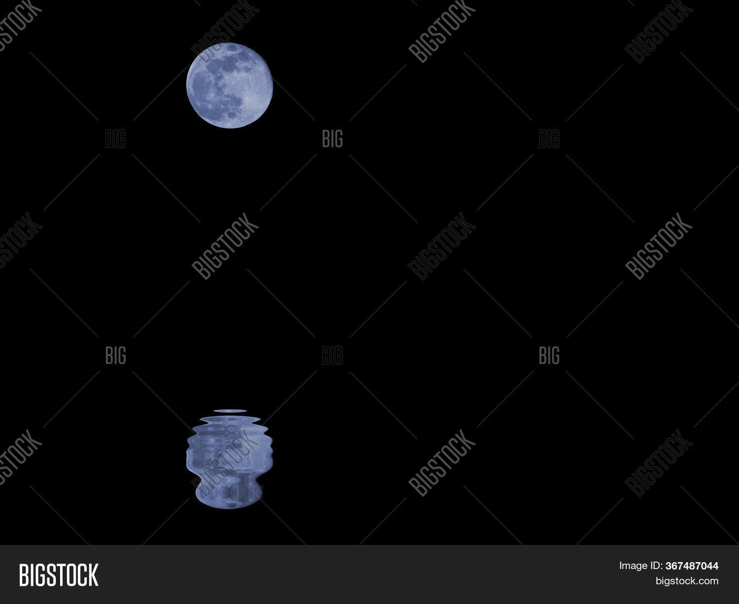 Full Blue Moon Image & Photo (Free Trial) | Bigstock