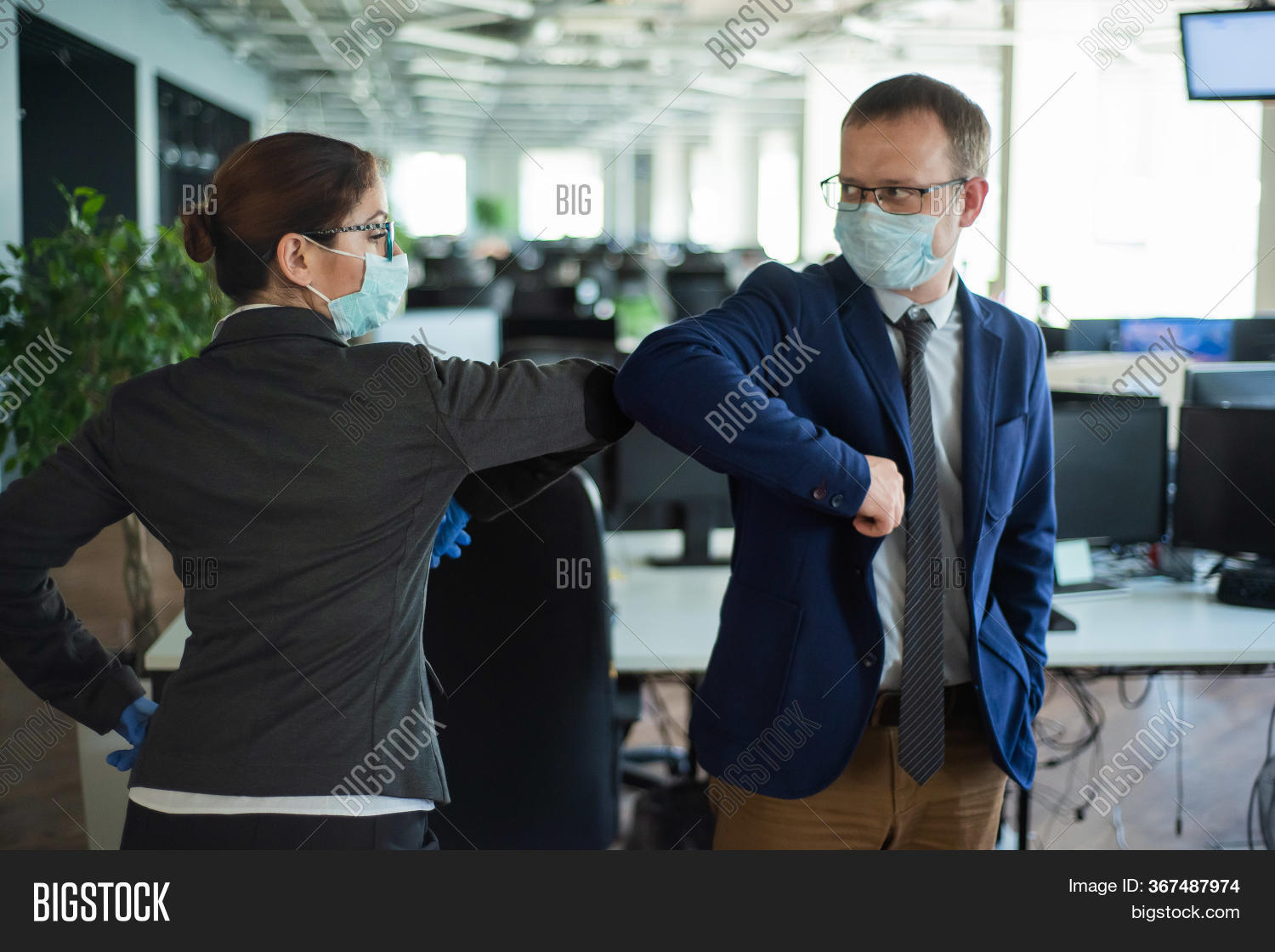 Office Workers Shake Image & Photo (Free Trial) | Bigstock