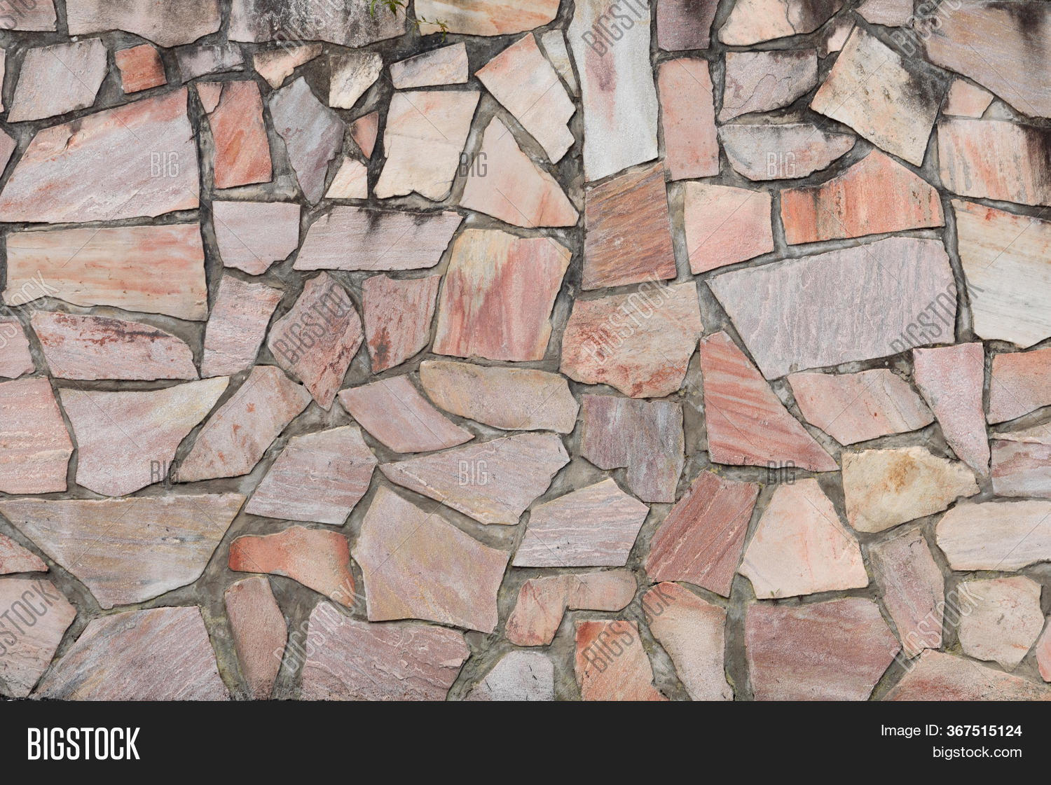 Stone Wall Orange Image & Photo (Free Trial) | Bigstock