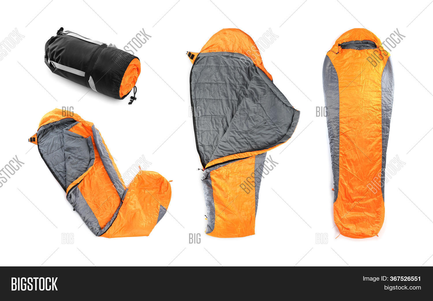 Set Orange Sleeping Image & Photo (Free Trial) | Bigstock