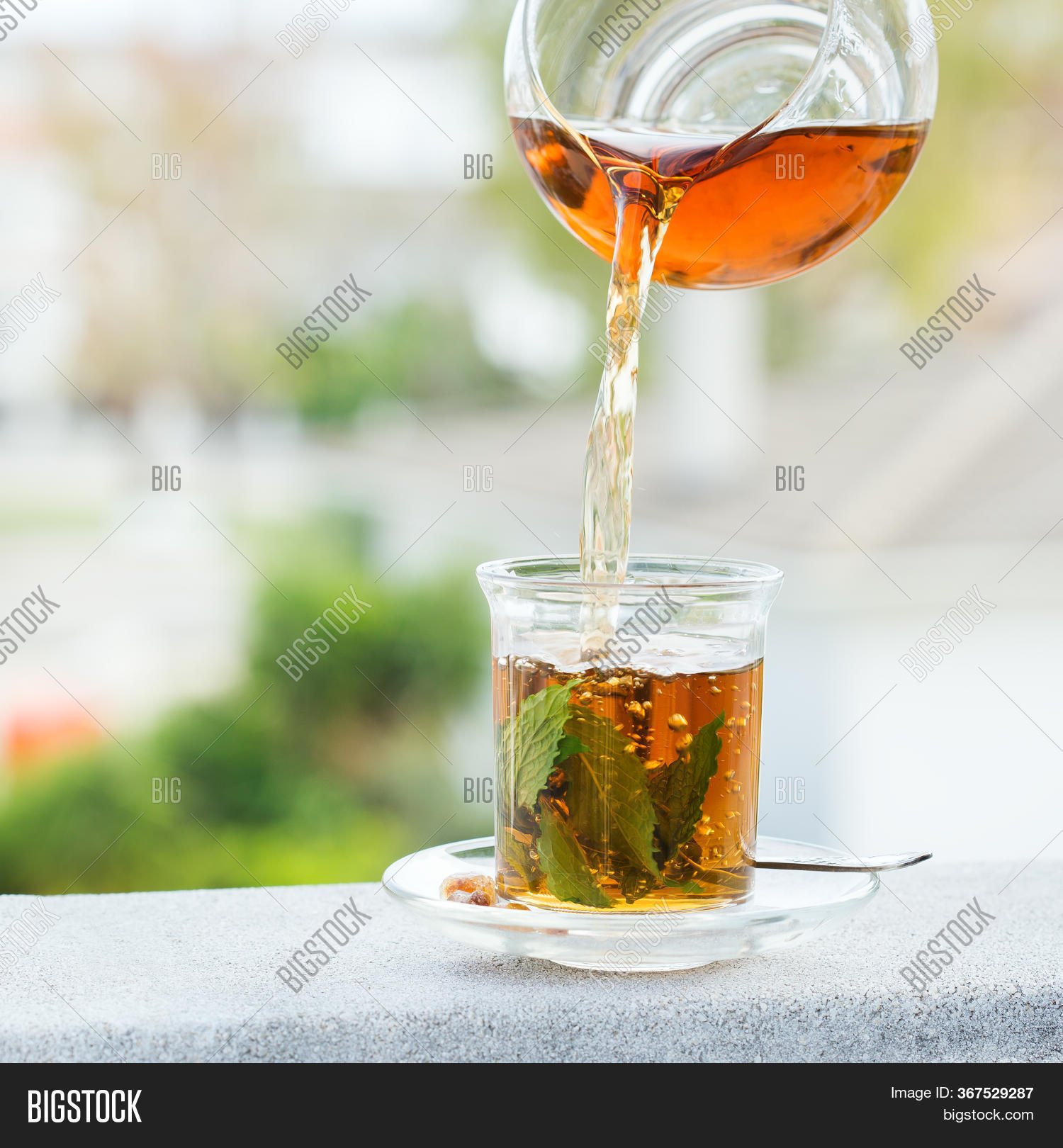 Glass Hot Mint Tea, Image & Photo (Free Trial) | Bigstock