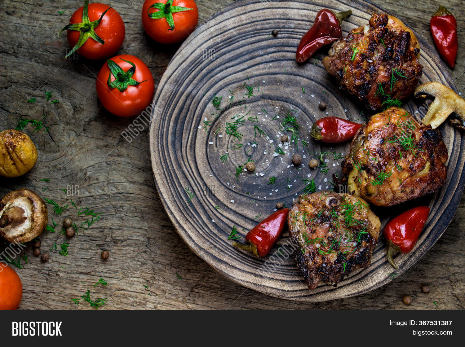 Grilled Chicken Menu Image & Photo (Free Trial) | Bigstock