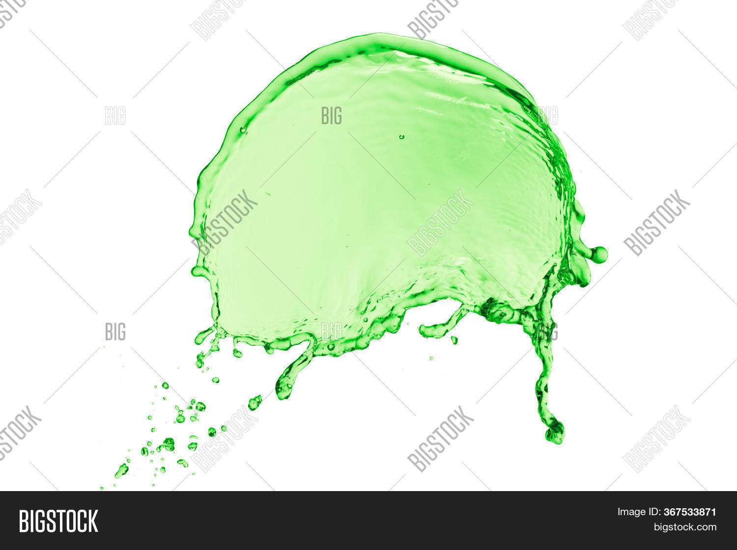 Green Juice Splash On Image & Photo (Free Trial) | Bigstock