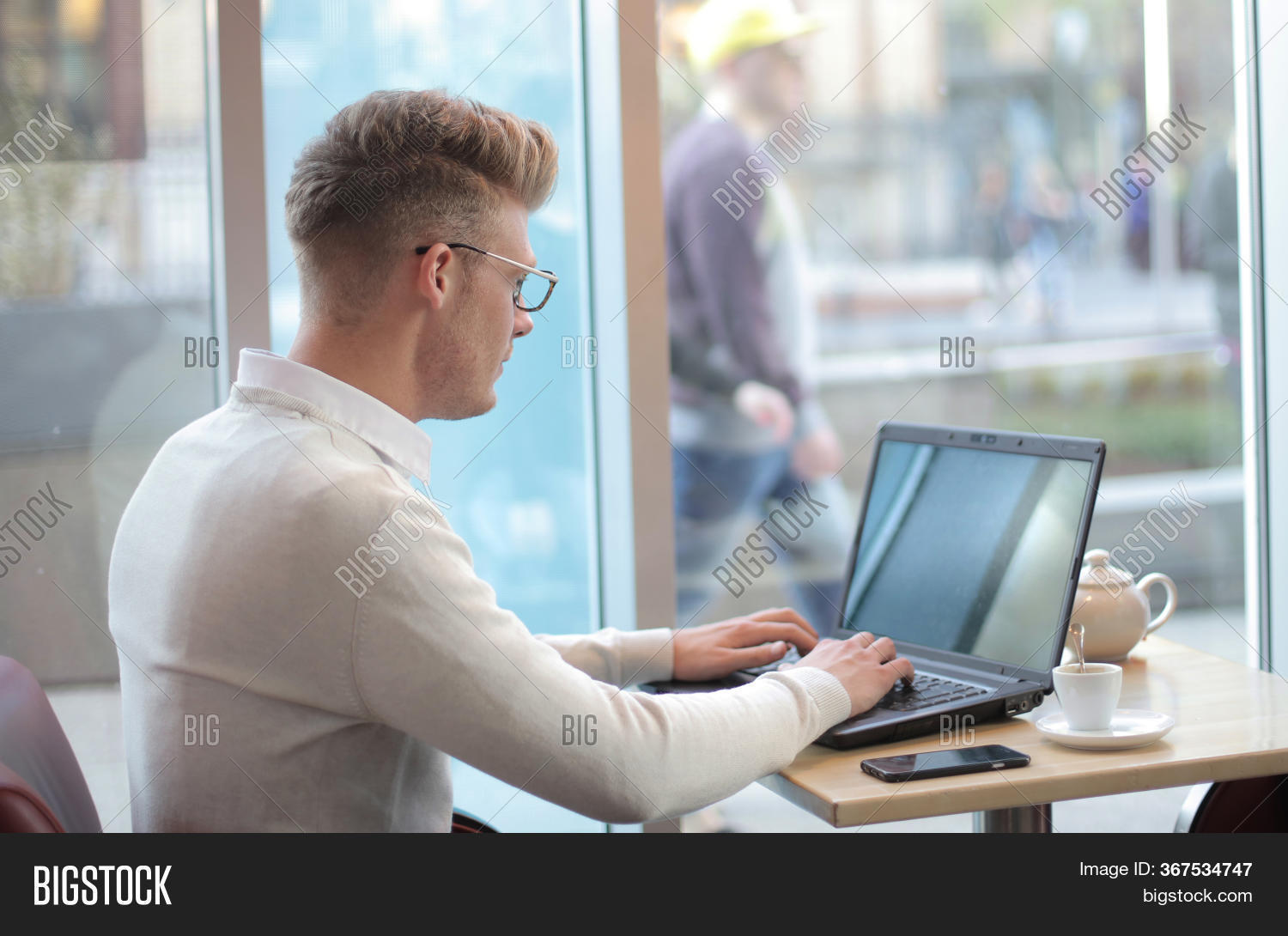 Young Man Works Image & Photo (Free Trial) | Bigstock