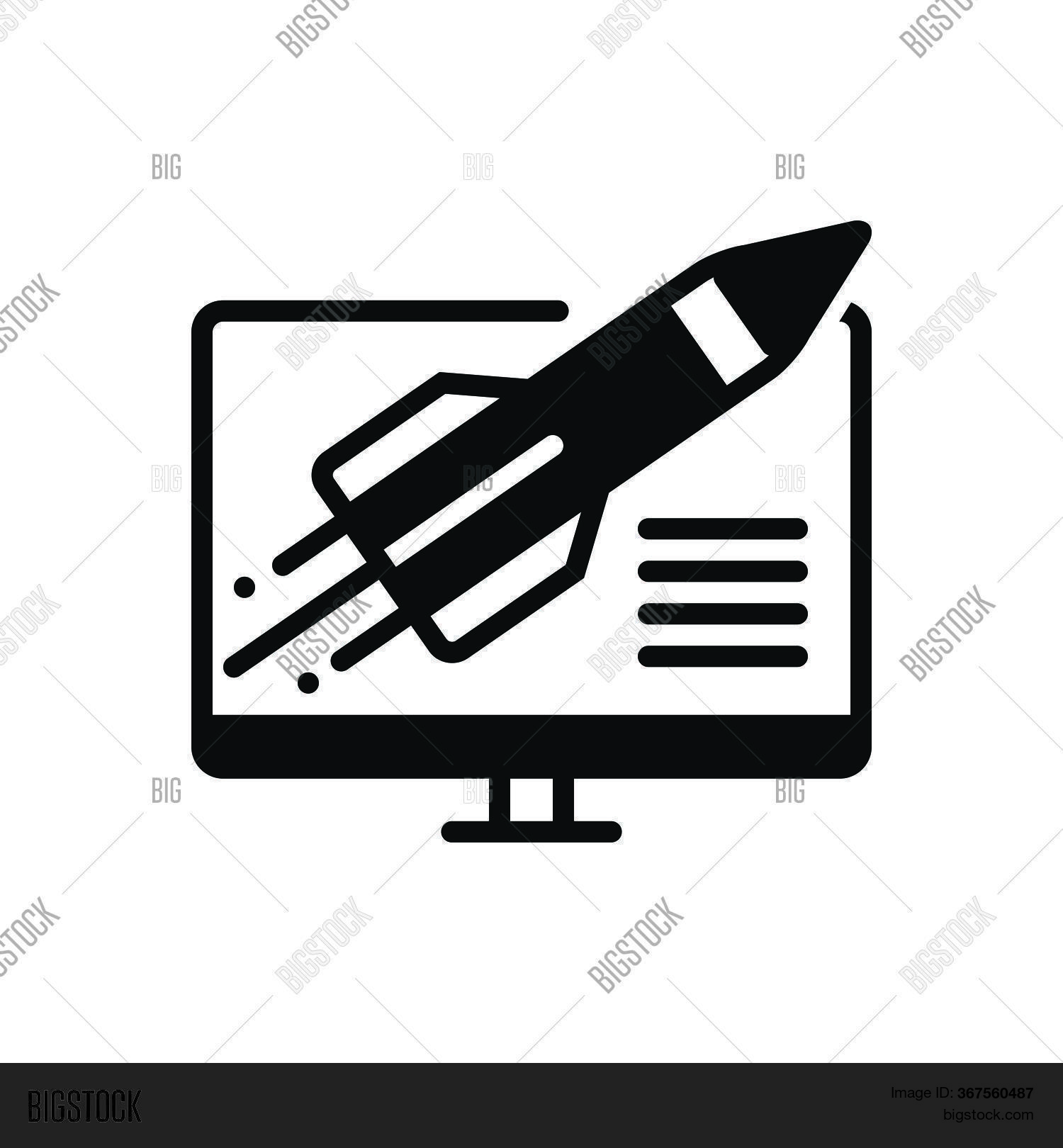 Black Solid Icon Vector & Photo (Free Trial) | Bigstock