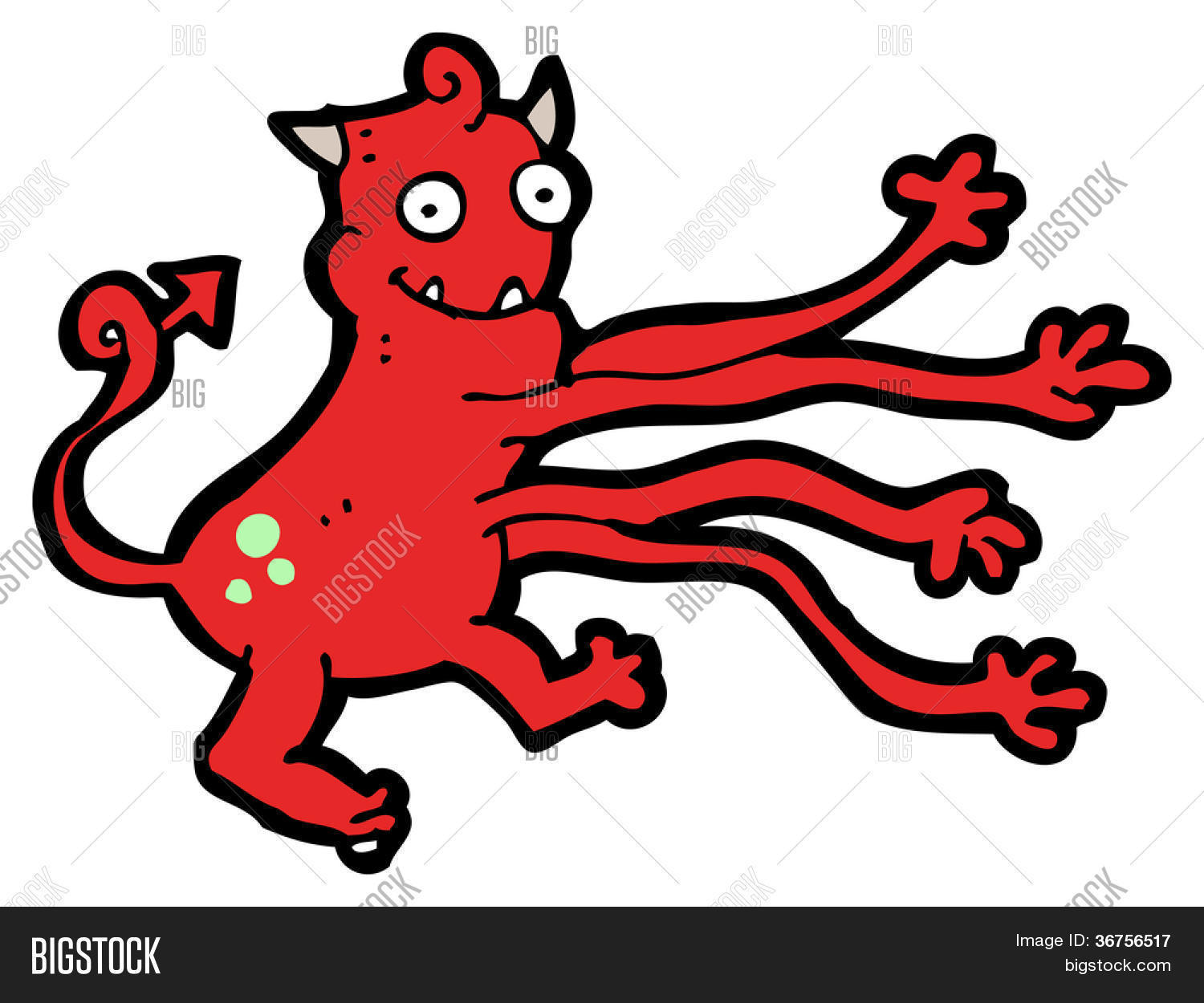 Cartoon Monster Long Image & Photo (Free Trial) | Bigstock