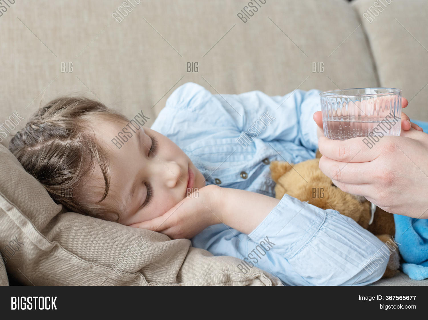 Cute Sad Sick Blond- Image & Photo (Free Trial) | Bigstock