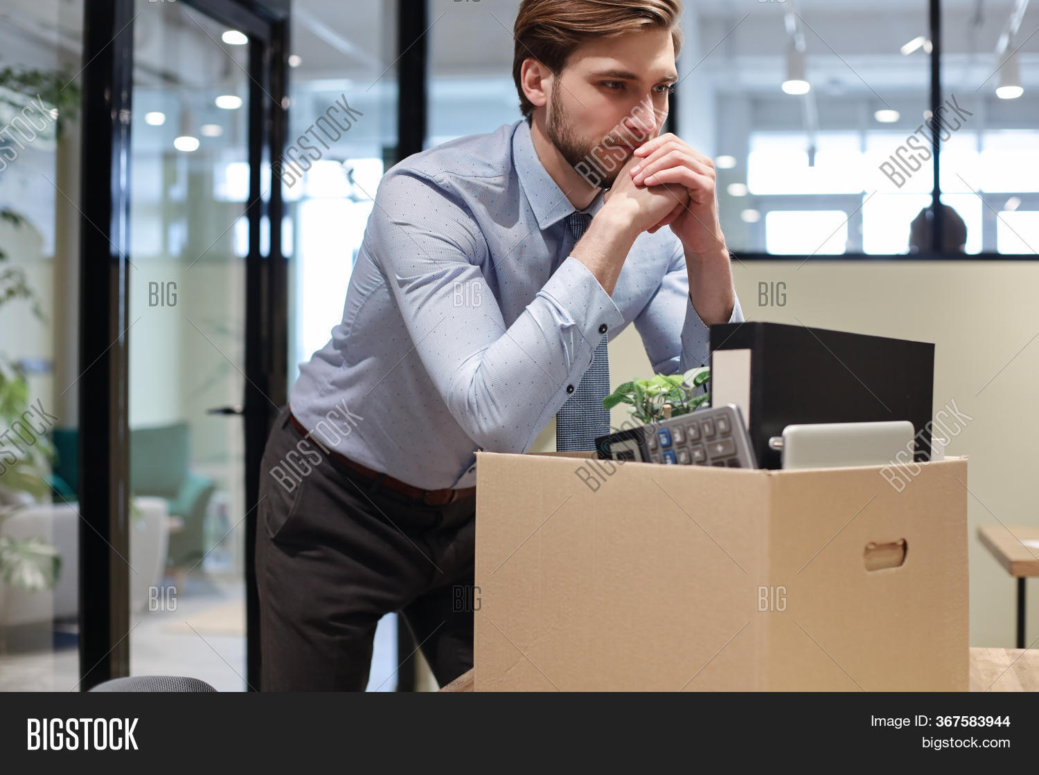 Sad Dismissed Worker Image & Photo (Free Trial) | Bigstock