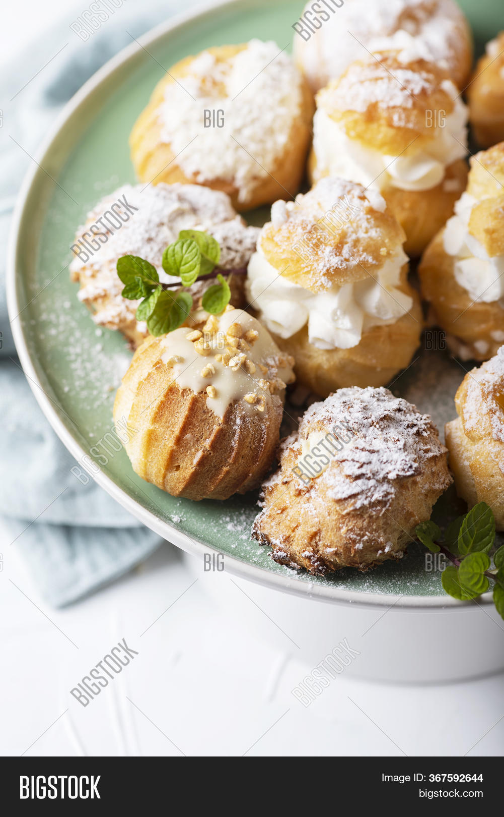 Delicious Profiteroles Image & Photo (Free Trial) | Bigstock