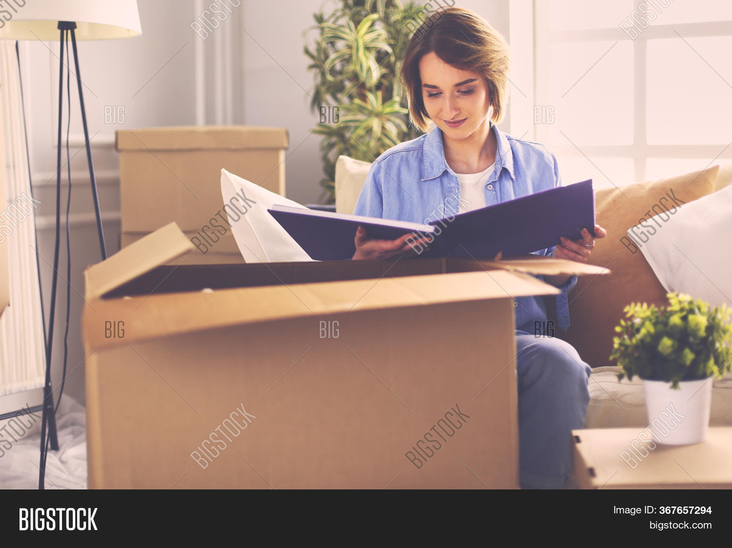 Young Woman Moving Out Image & Photo (Free Trial) | Bigstock