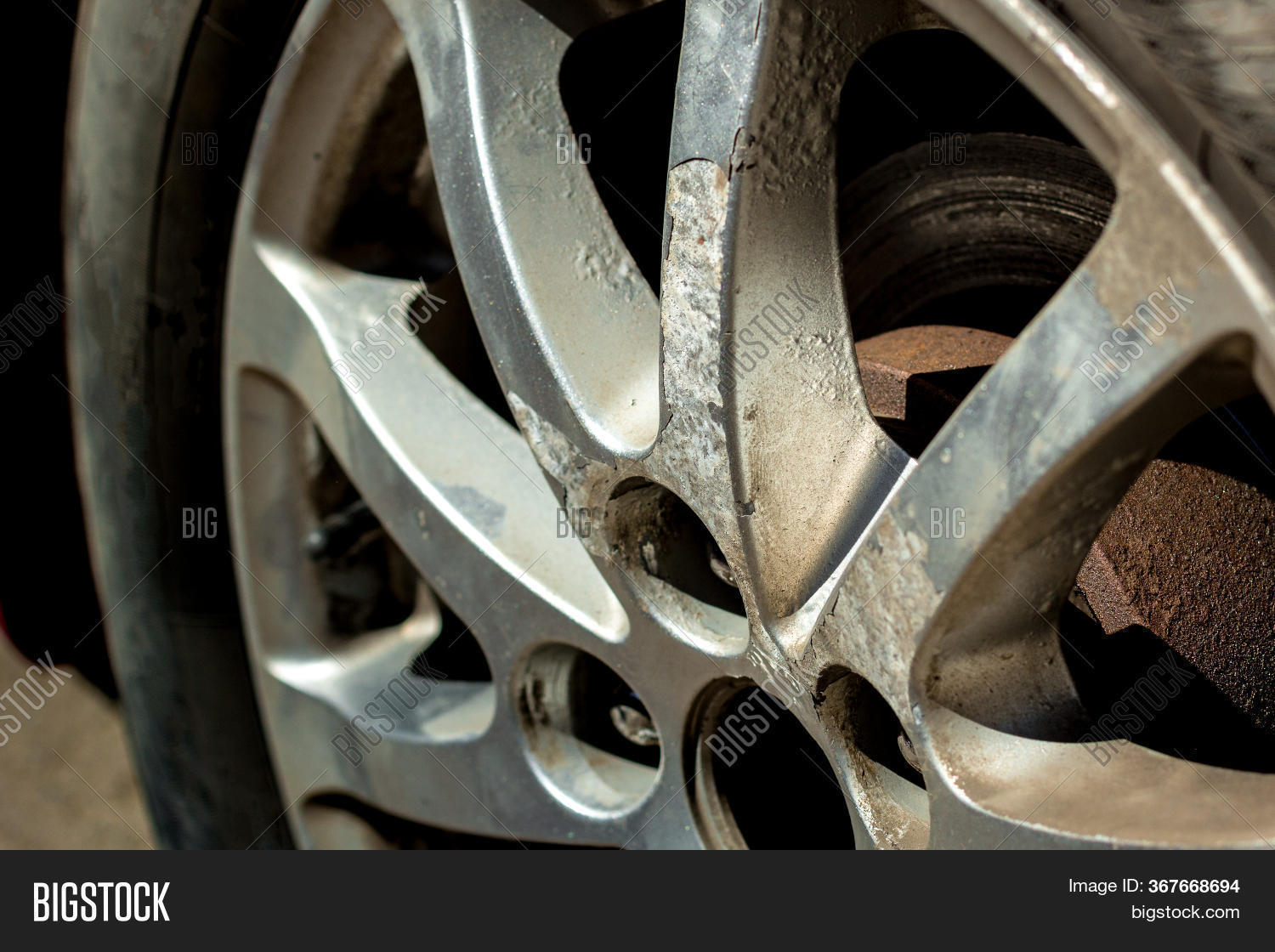 Corrosion Car Rims. Image & Photo (Free Trial) | Bigstock