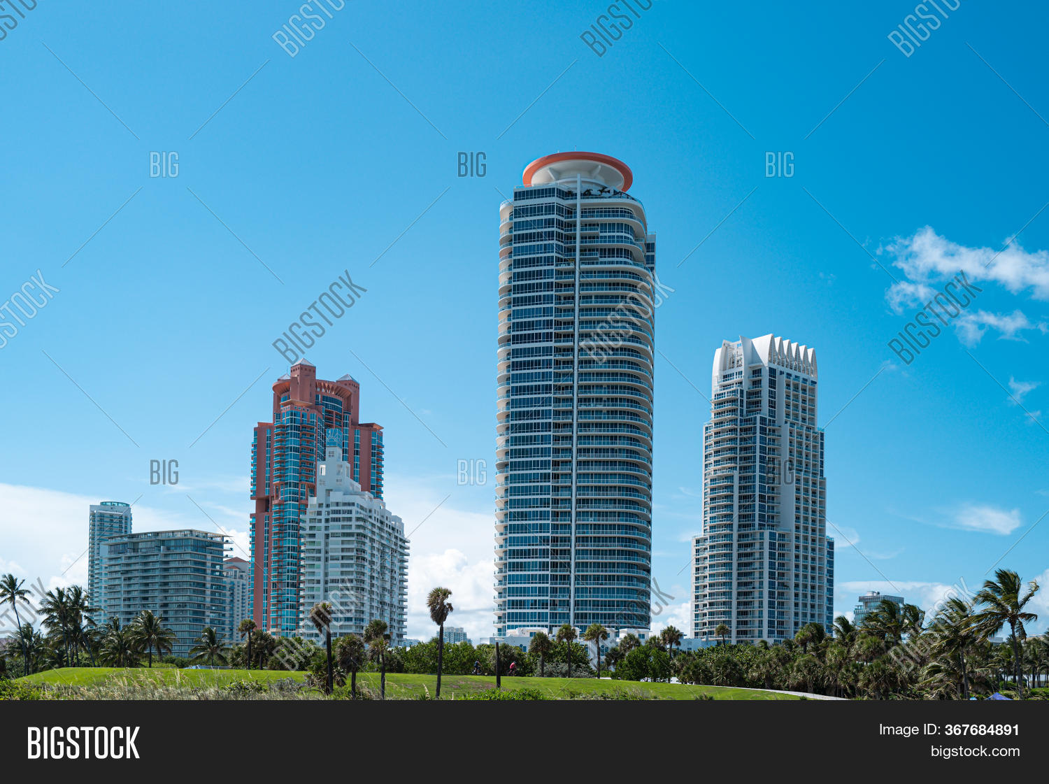 Skyscrapers Miami Image & Photo (Free Trial) | Bigstock