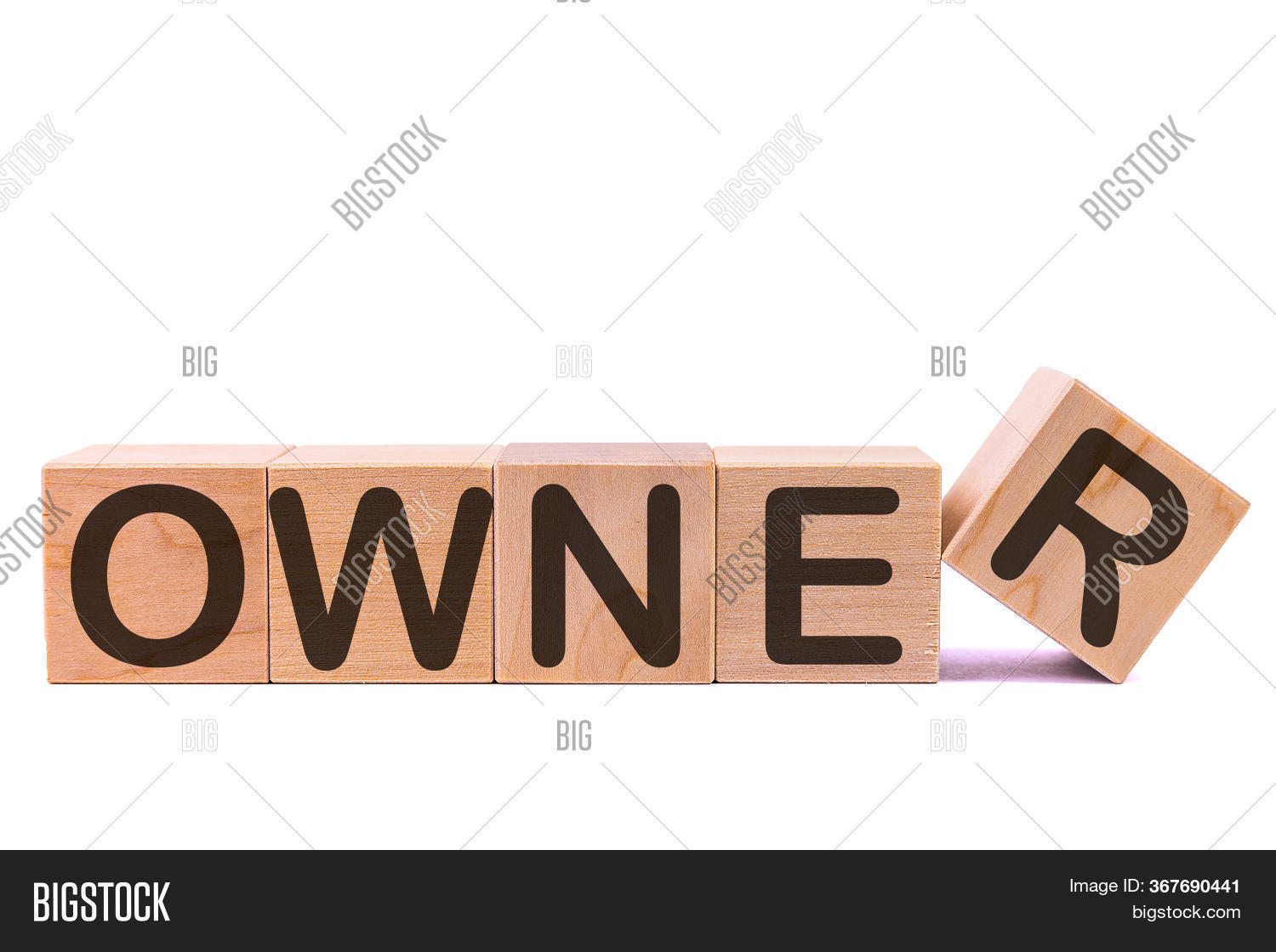 Word Owner Made Wooden Image & Photo (Free Trial) | Bigstock