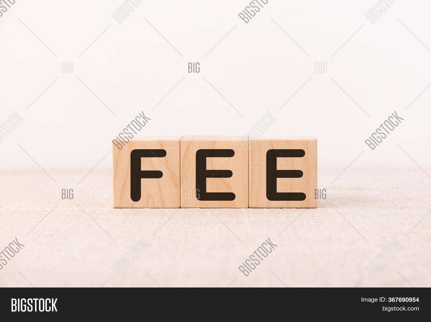 Word Fee Made Wooden Image & Photo (Free Trial) | Bigstock