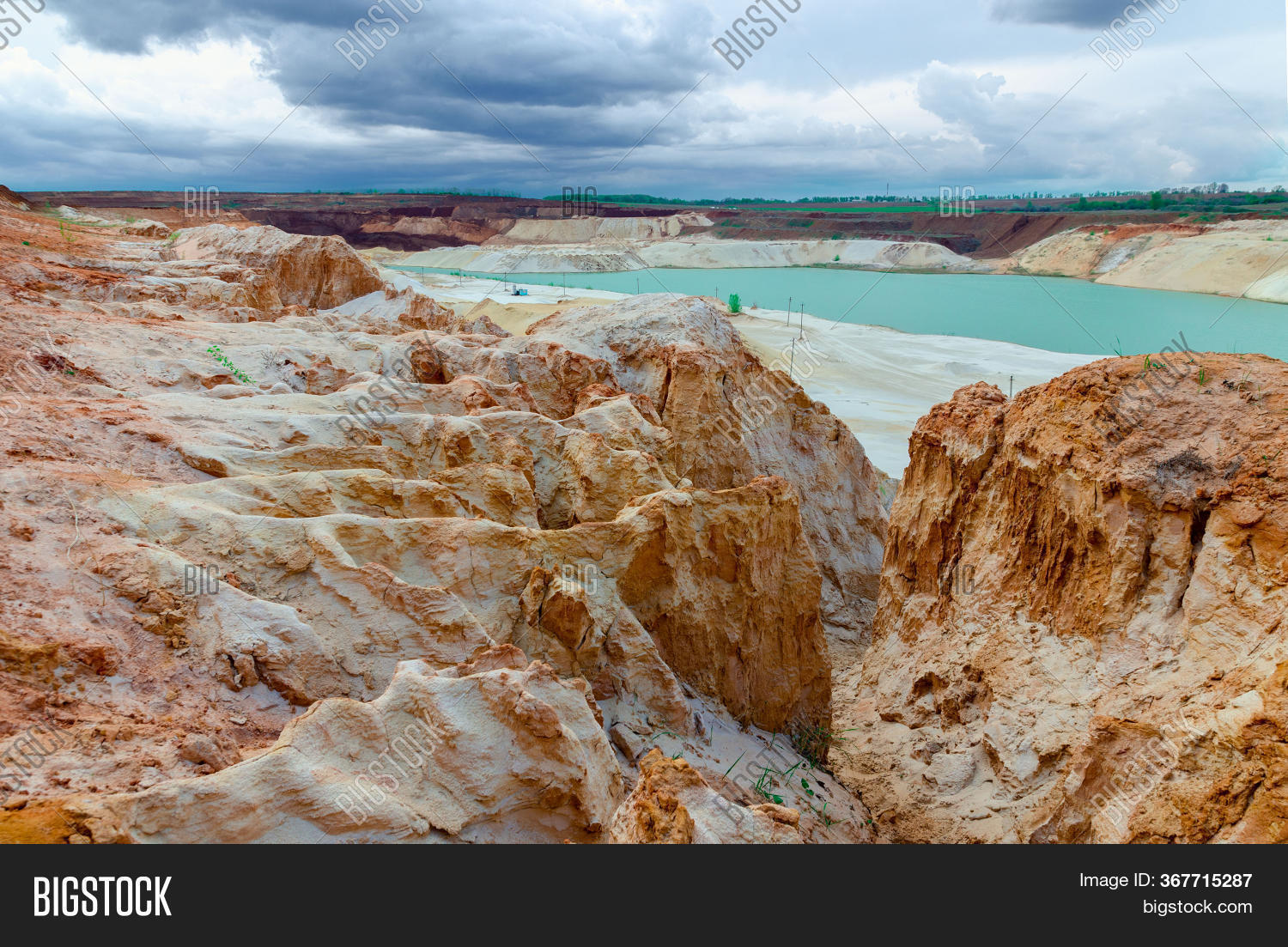 Sand Quarry Where Sand Image & Photo (Free Trial) | Bigstock