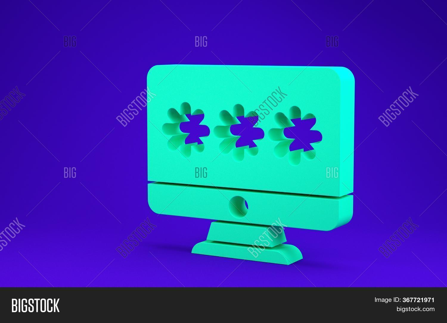 Green Monitor Password Image & Photo (Free Trial) | Bigstock