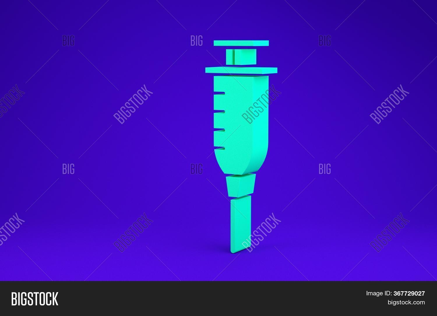 Green Syringe Icon Image & Photo (Free Trial) | Bigstock