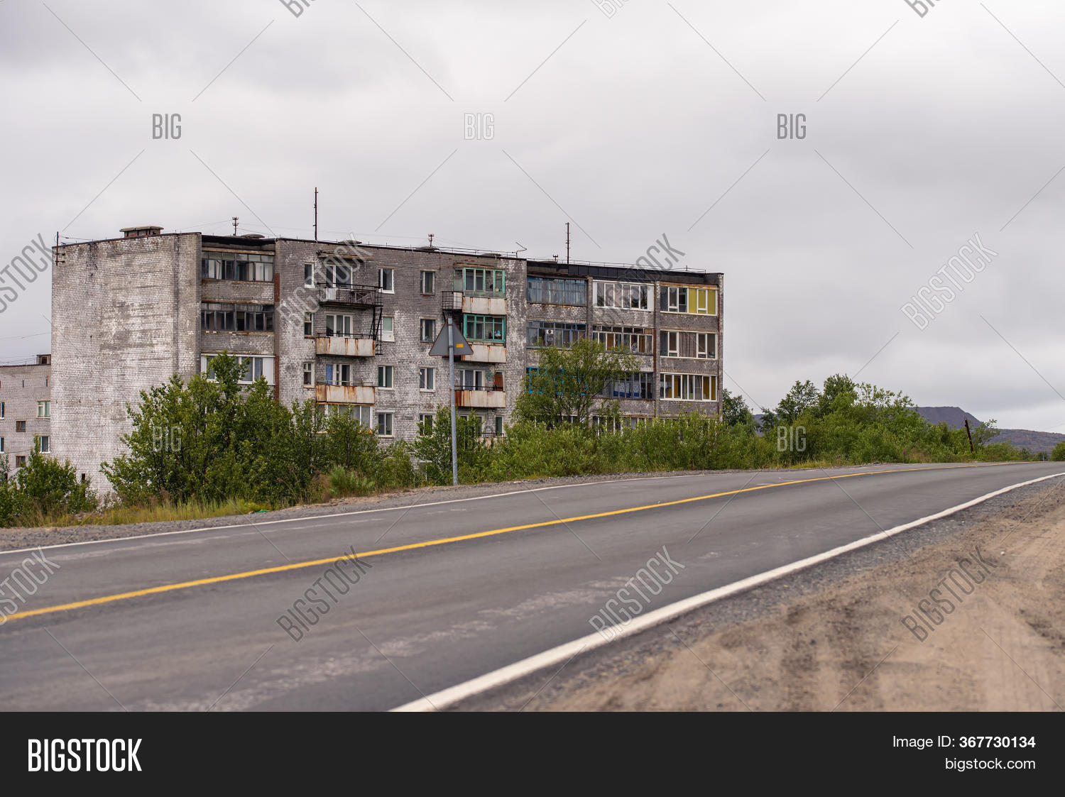 Facade Old Brick Grey Image & Photo (Free Trial) | Bigstock