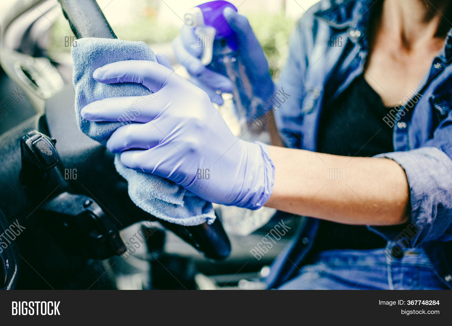 Sanitizing Car Image & Photo (Free Trial) | Bigstock