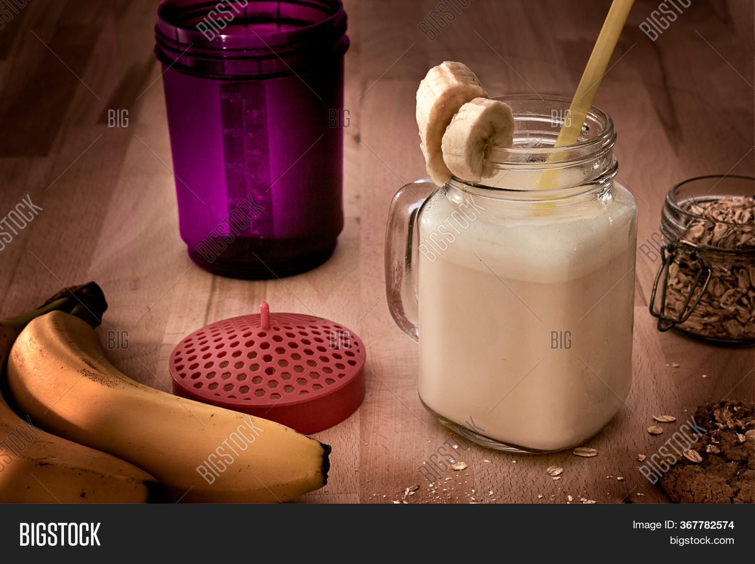 Protein Shake Drinking Image & Photo (Free Trial) | Bigstock