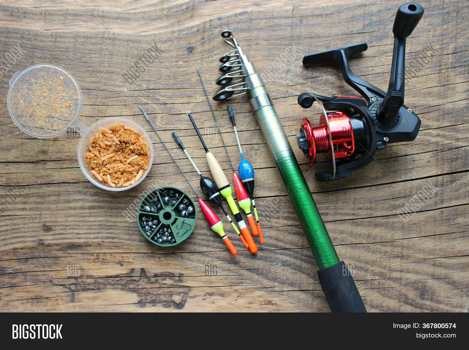 Fishing Rods Reels Image & Photo (Free Trial) | Bigstock