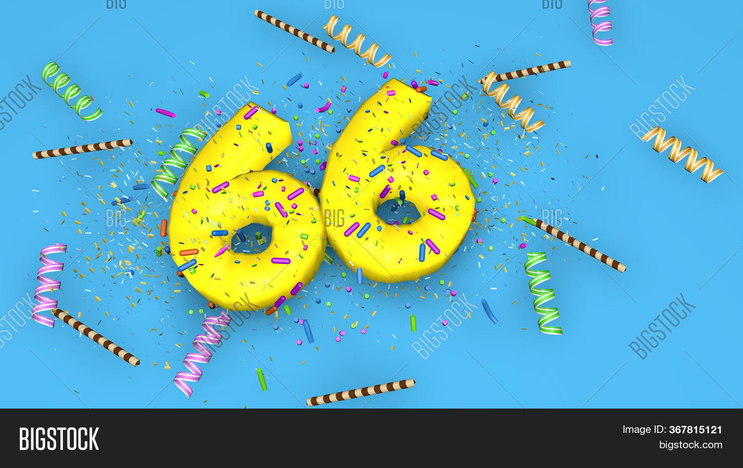 Number 66 Birthday, Image & Photo (Free Trial) | Bigstock