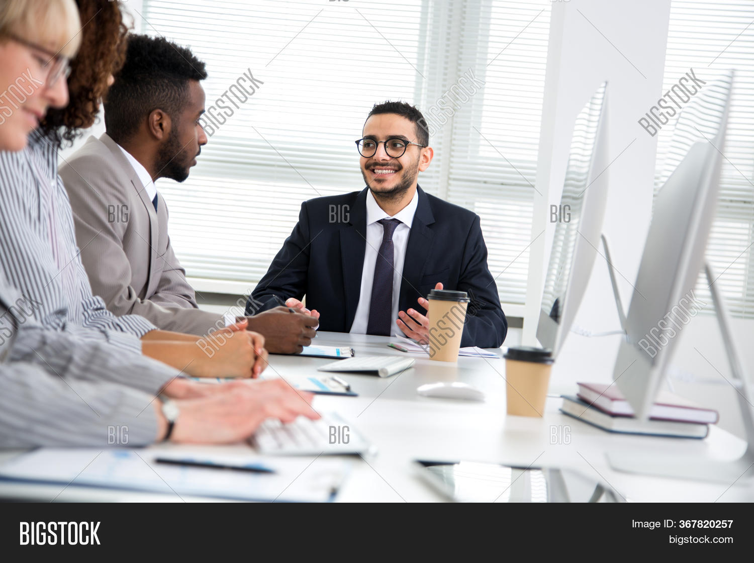 Businessman Explains Image & Photo (Free Trial) | Bigstock