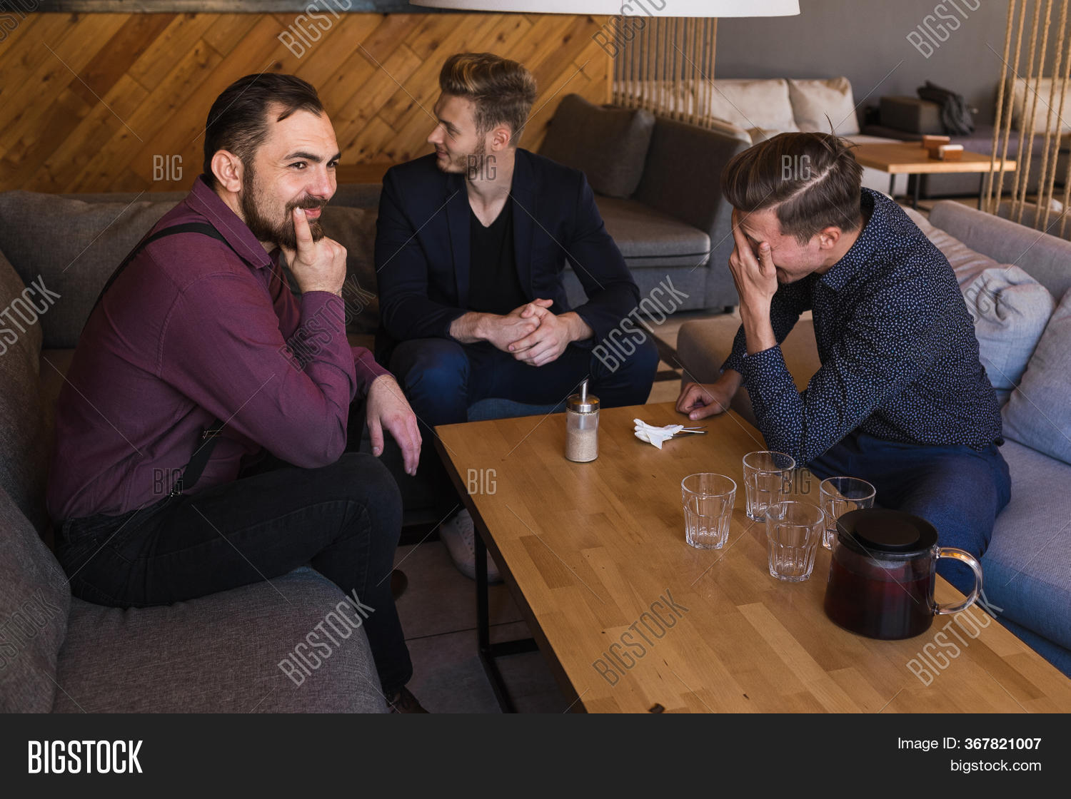 Men Distracted Playing Image & Photo (Free Trial) | Bigstock