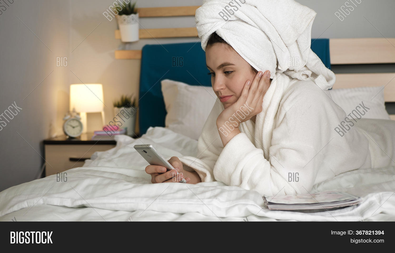 Girl Scrolling Phone. Image & Photo (Free Trial) | Bigstock