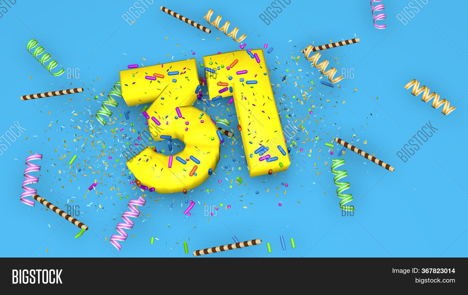 Number 31 Birthday, Image & Photo (Free Trial) | Bigstock