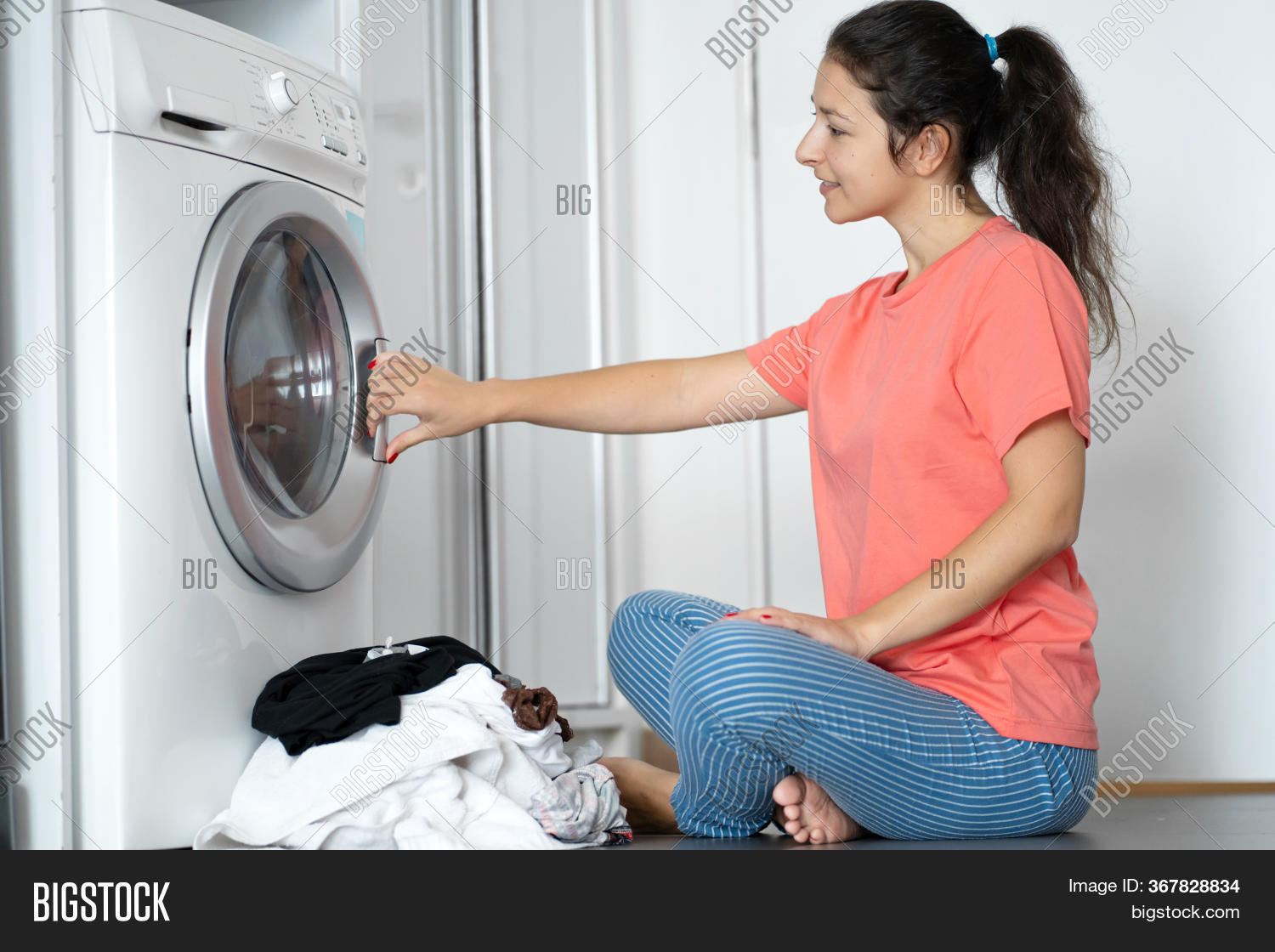 Girl Loads Dirty Image & Photo (Free Trial) | Bigstock