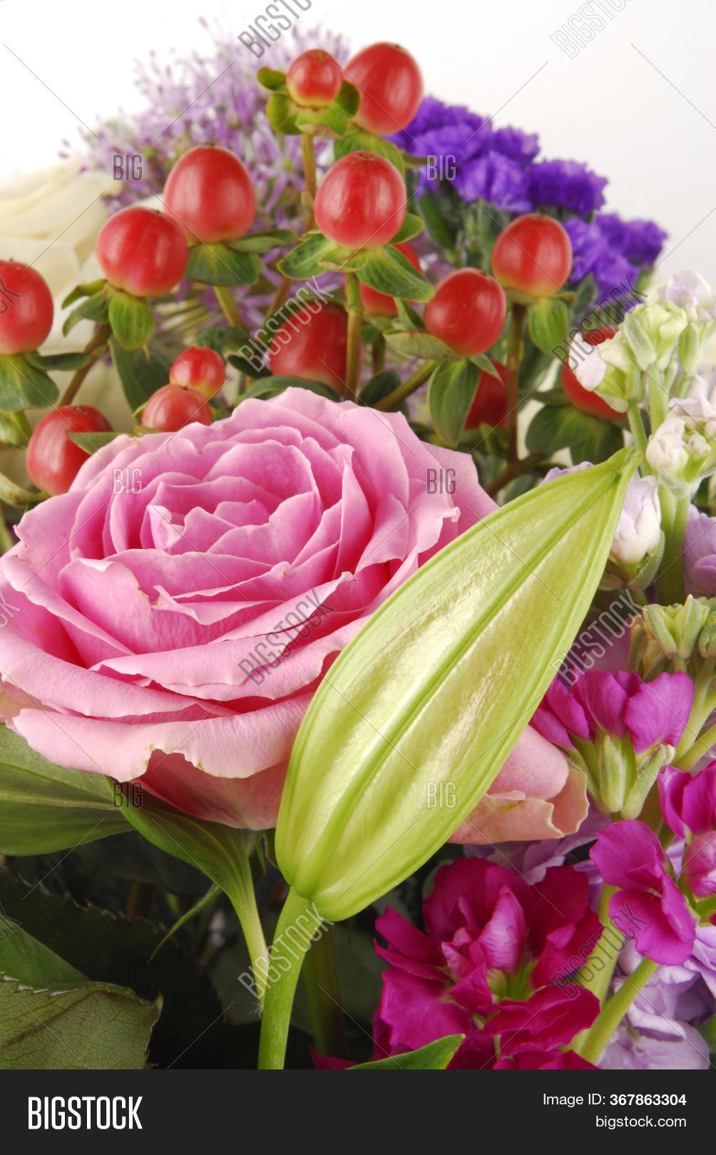 Close Flower Bouquet Image & Photo (Free Trial) | Bigstock