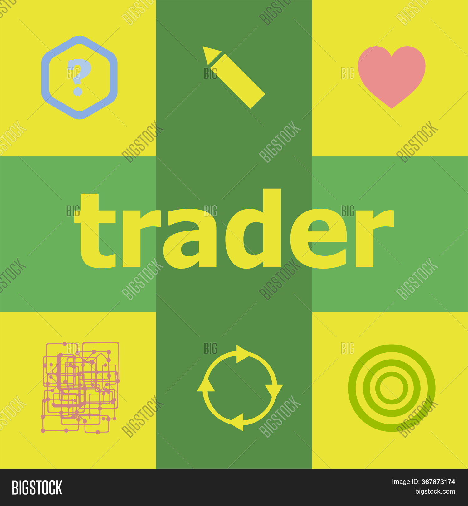 Text Trader. Business Image & Photo (Free Trial) | Bigstock